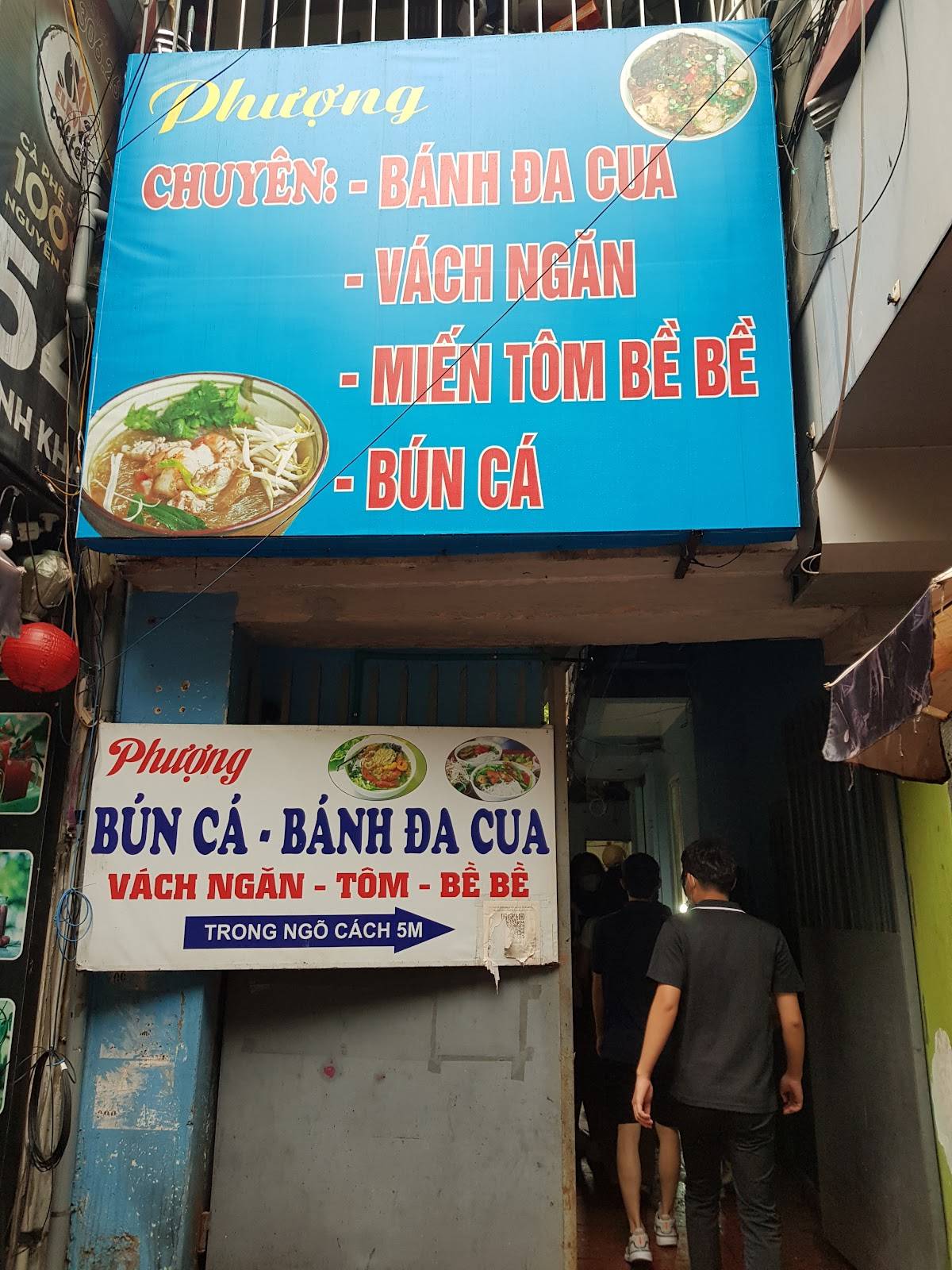 Menu at Bánh Đa Cua Bề Bề, Hai Phong, 42 Hoàng Văn Thụ