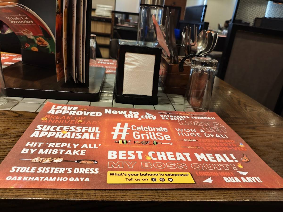 Menu at Barbeque Nation Rajouri Garden, New Delhi