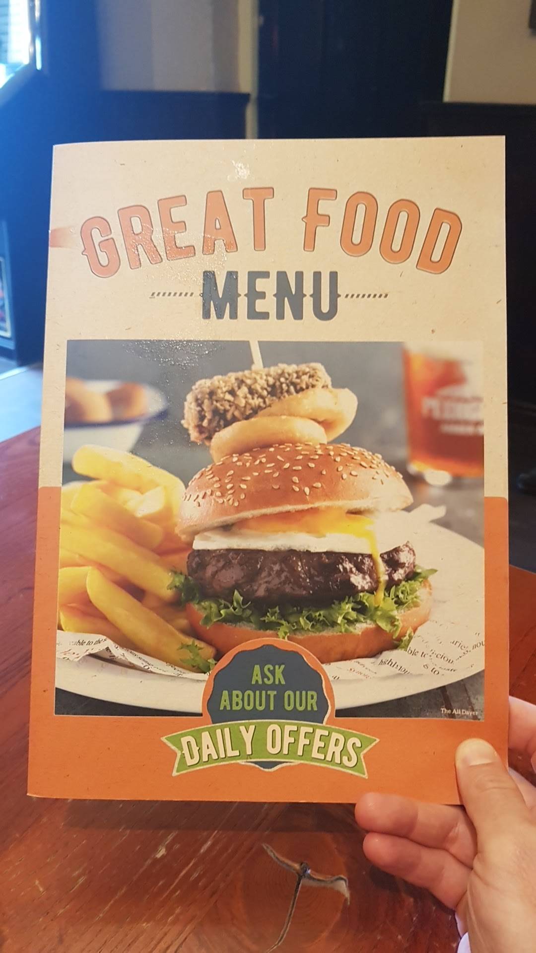 Menu at Golden Lion pub & bar, Barnard Castle