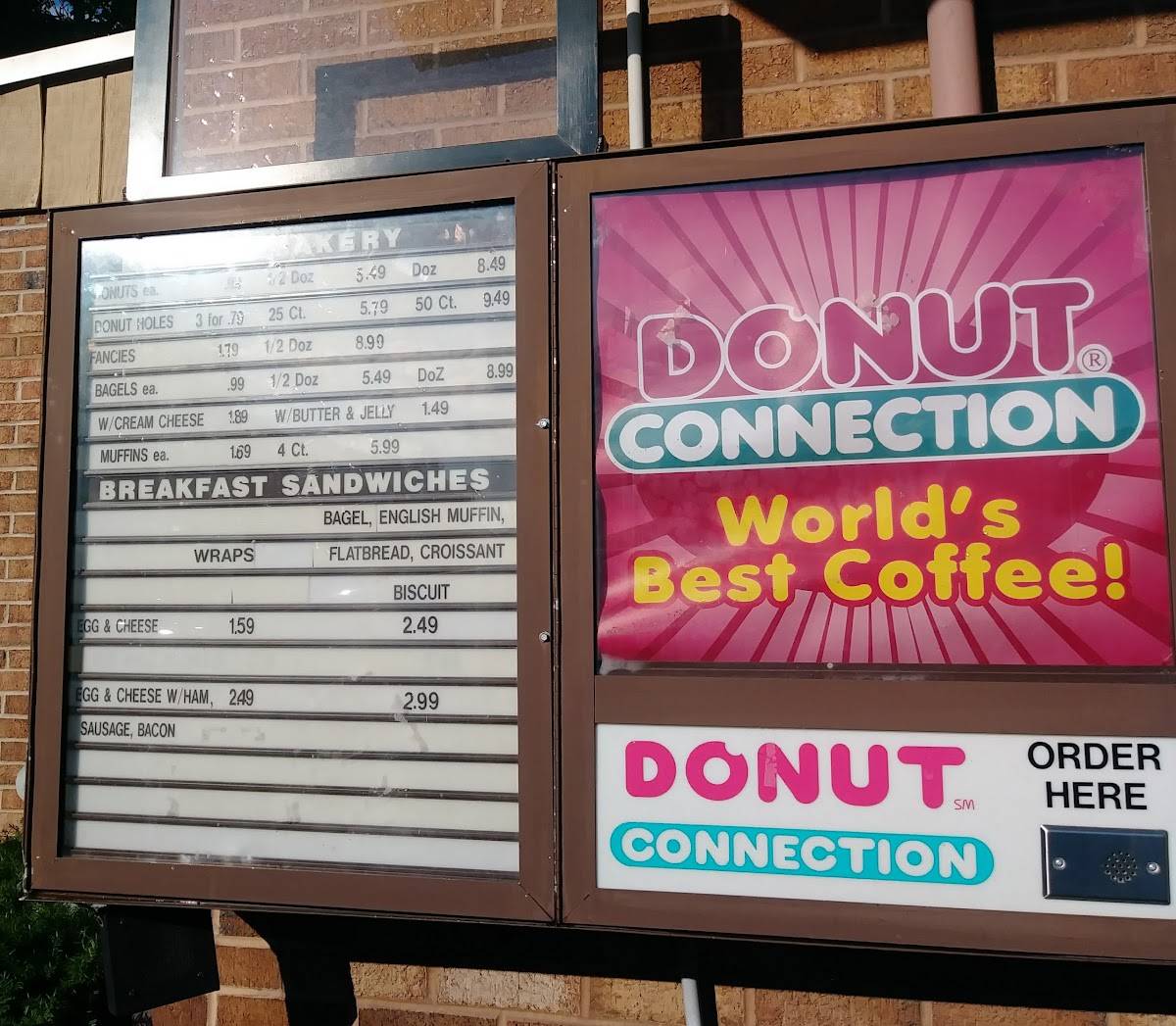 Menu at Beech Tree, Hollidaysburg