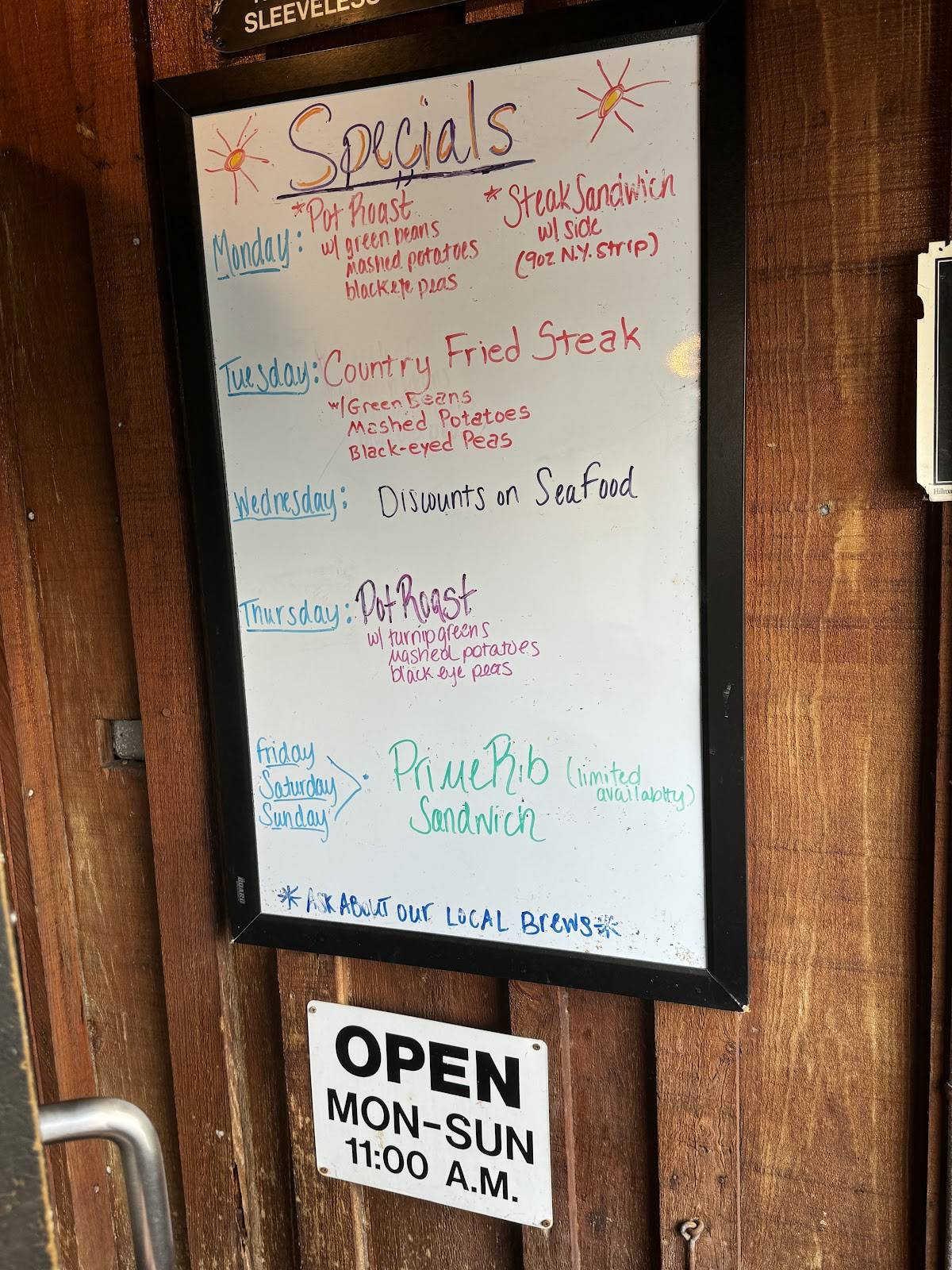 Menu at Belmont Grill pub & bar, Memphis, Poplar Ave
