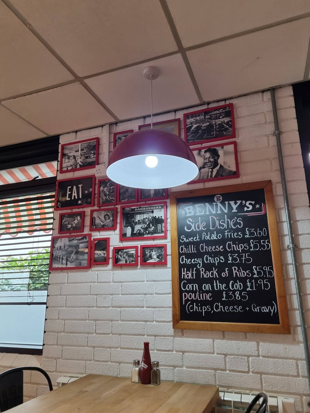 Menu at Benny's Diner Long Sutton Limited cafe, Long Sutton, Wisbech Rd