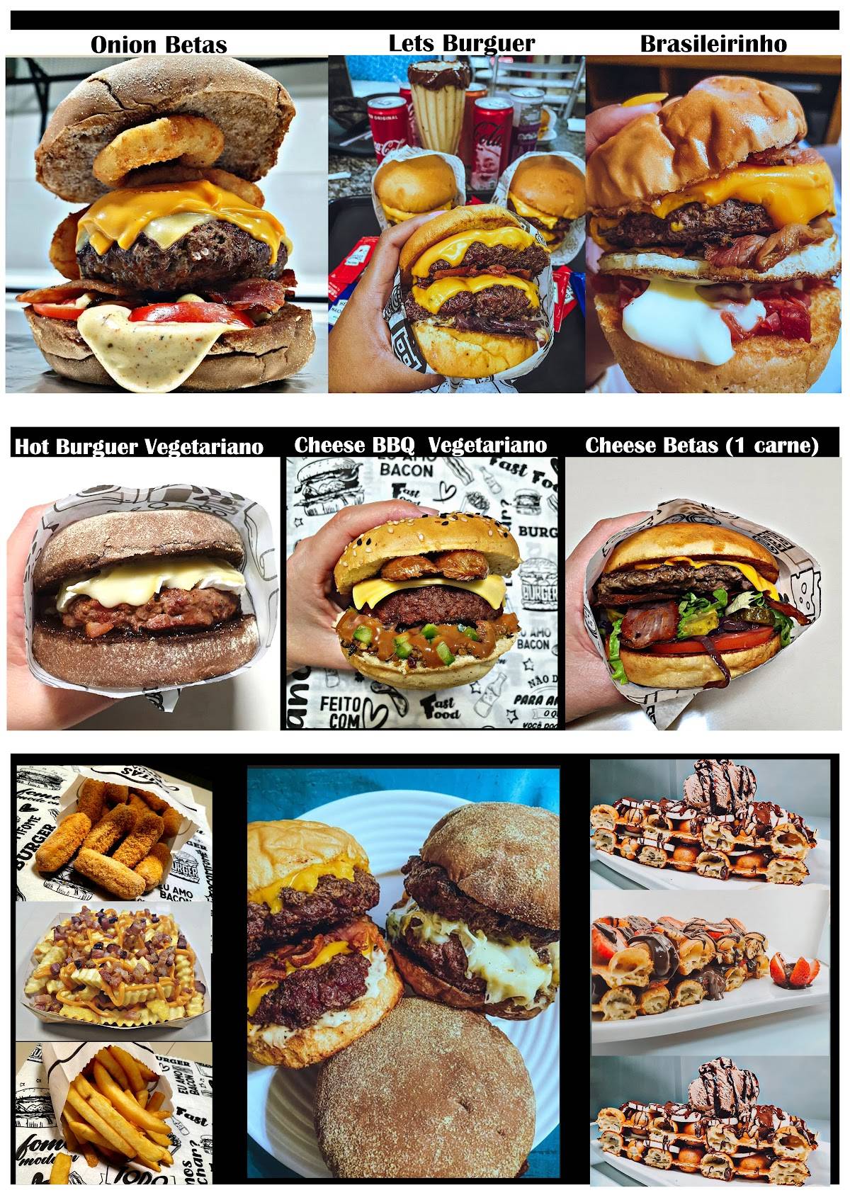 Menu em Betas Burguer restaurante, Brasília, Condomínio Santa Mônica Q ...