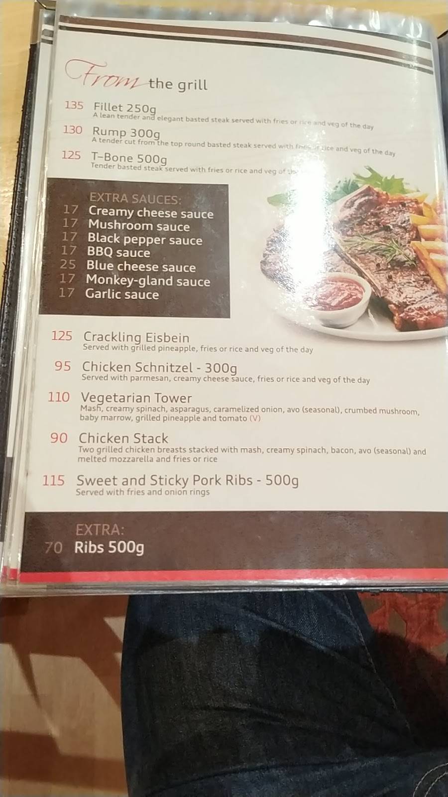 Menu at Cafe Traumerei, Bloemfontein, Shop 3-5