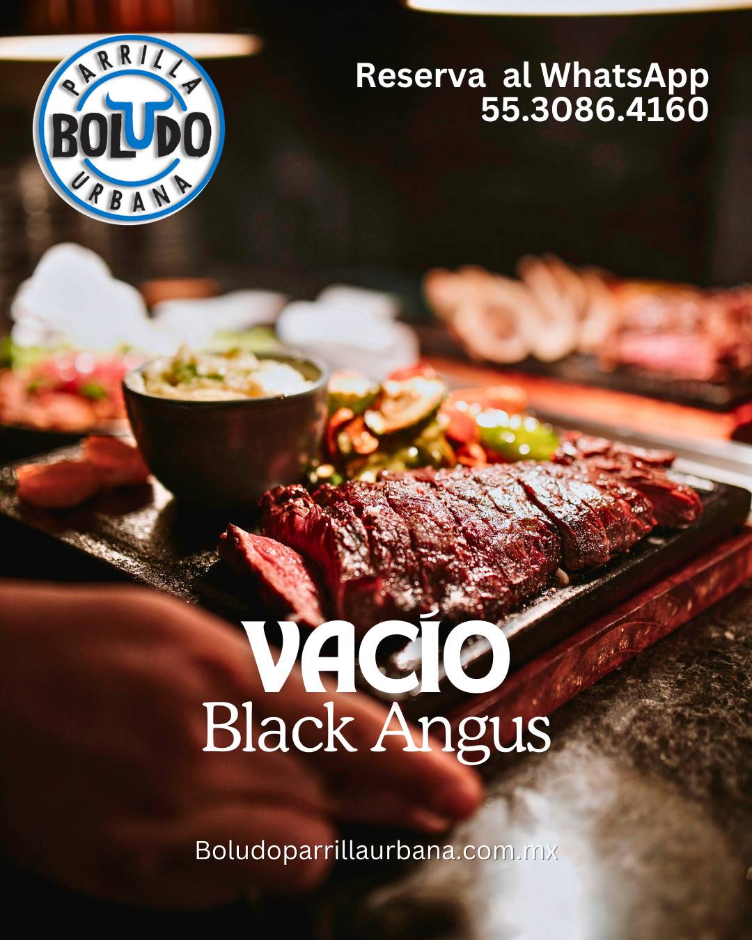 Carta de Boludo Parrilla Urbana, Ciudad de México
