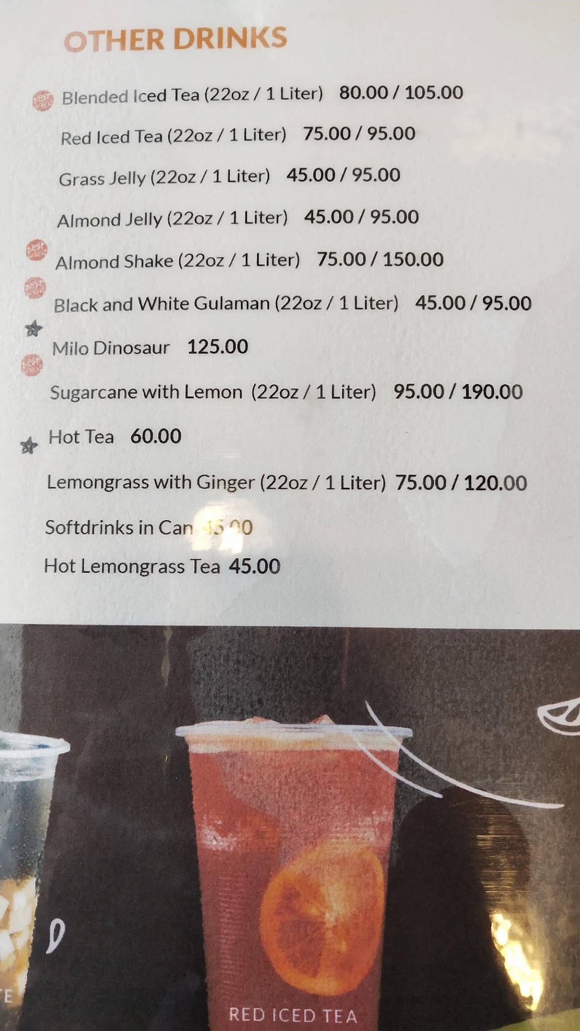 Menu at Bugis Chomp Chomp restaurant, Quezon City, 207 C Banawe St