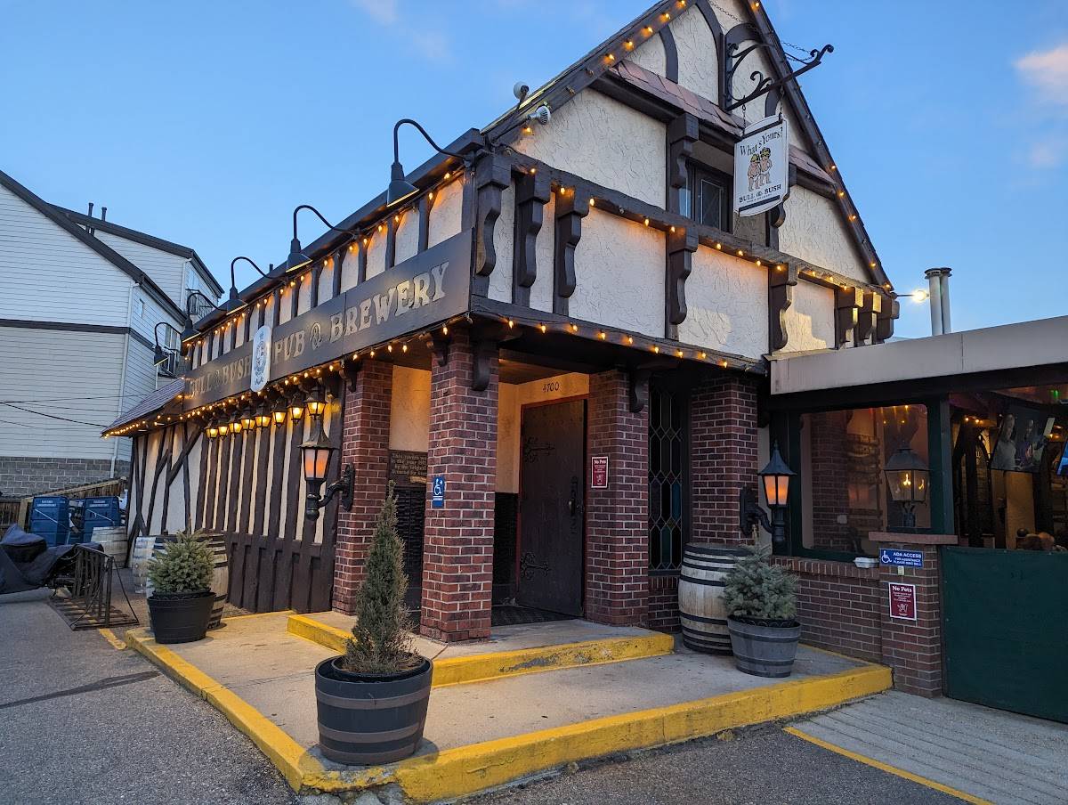 Menu at Bull & Bush Brewery pub & bar, Denver