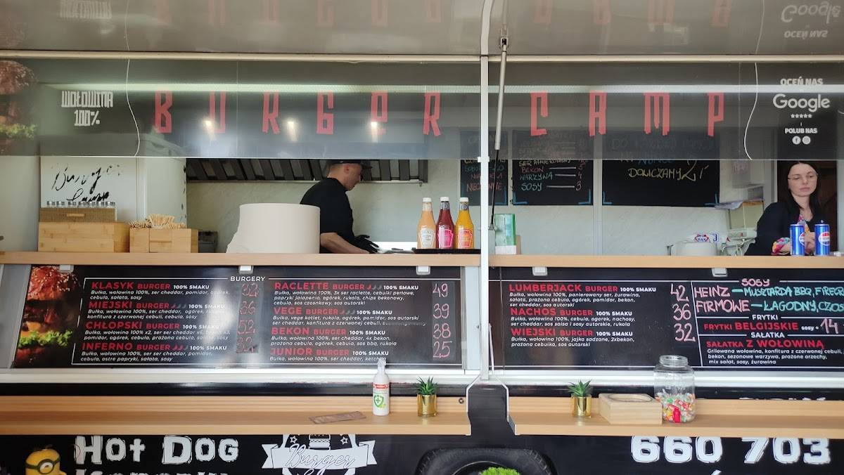 Menu at Burger Camp Nowy Targ restaurant, Nowy Targ