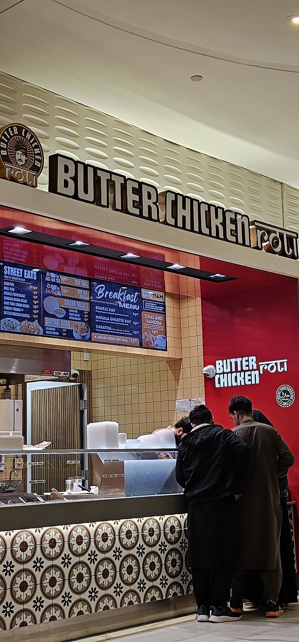Menu at Butter Chicken Roti - West Edmonton Mall restaurant, Edmonton