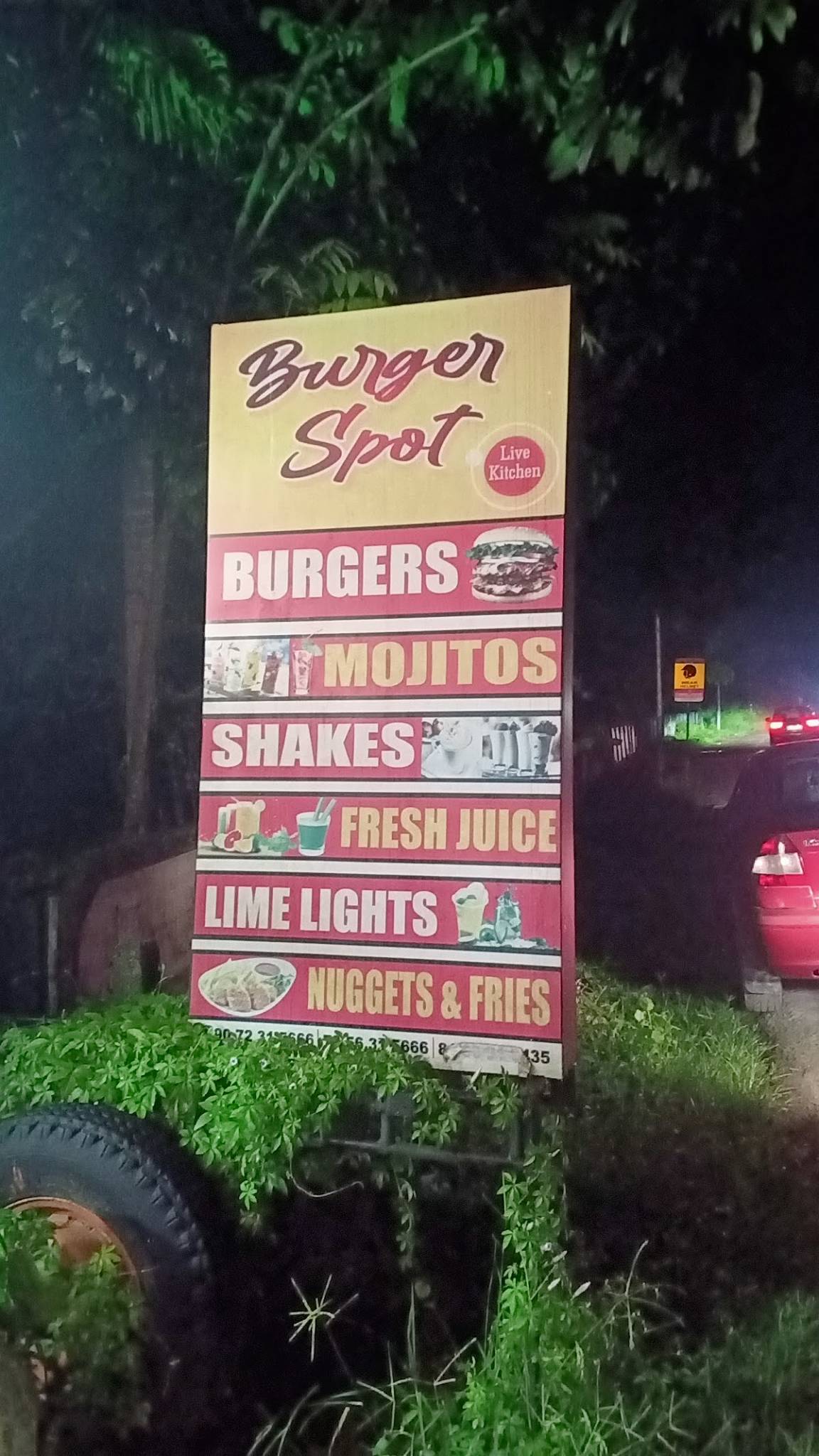 Menu at C4 Burger Cafe, Irinjalakuda