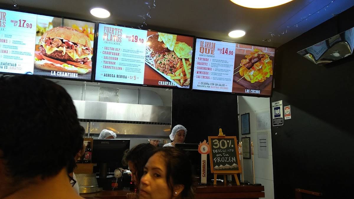 Carta de CARNIBAR, Santiago de Surco, Av. Javier Prado Este 4200