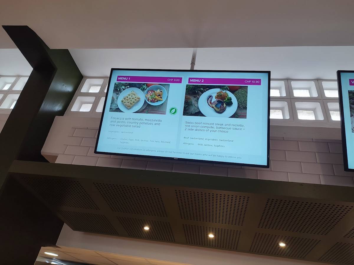 Menu at CERN Restaurant 1, Bernex, Building 501
