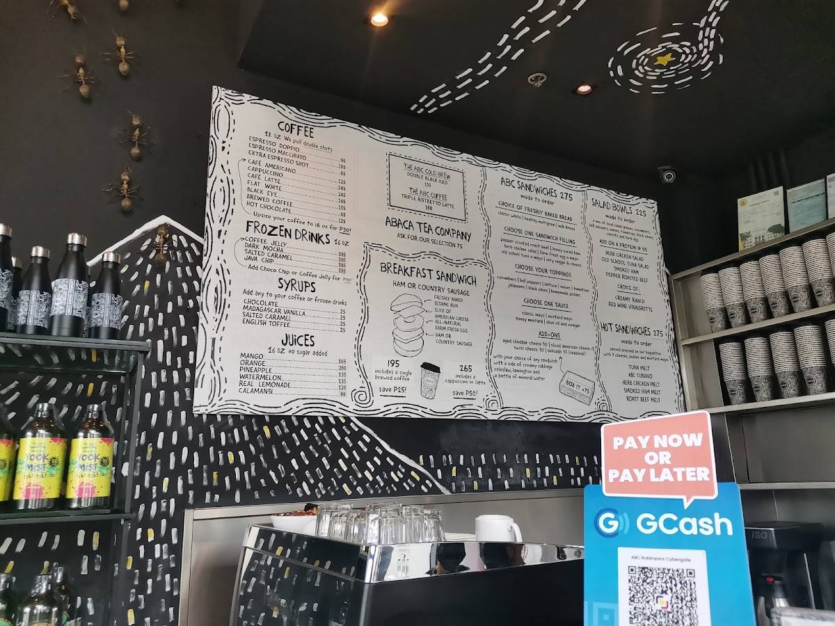 Menu at Abaca Baking Company Robinsons Cybergate cafe, Cebu City ...