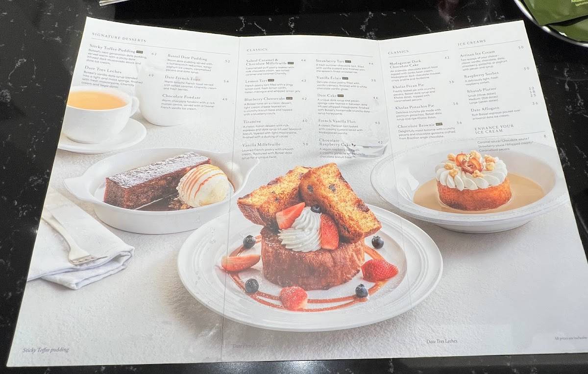 Menu at Café Bateel - Dubai Hills Mall cafe, Dubai