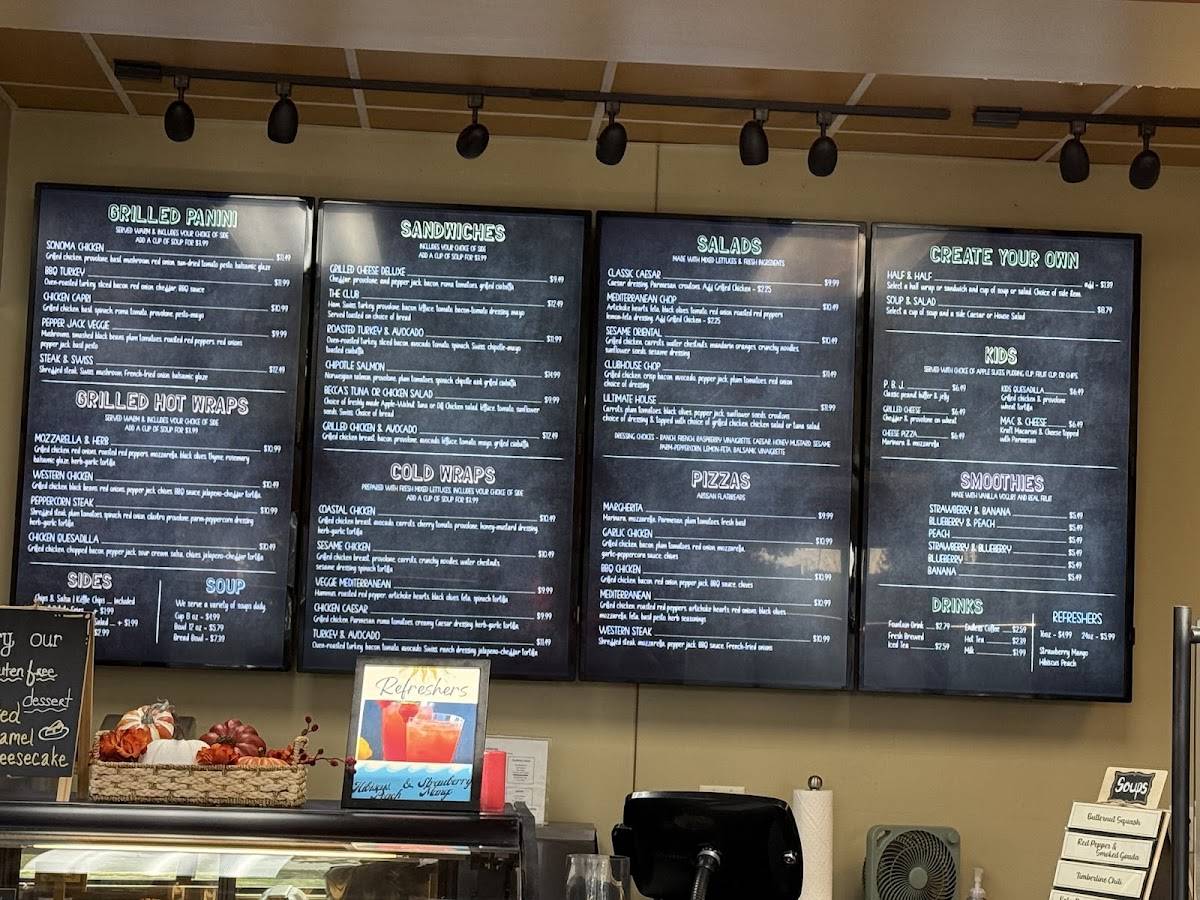 Menu at Becca's Cafe, Bistro & Catering, Wausau