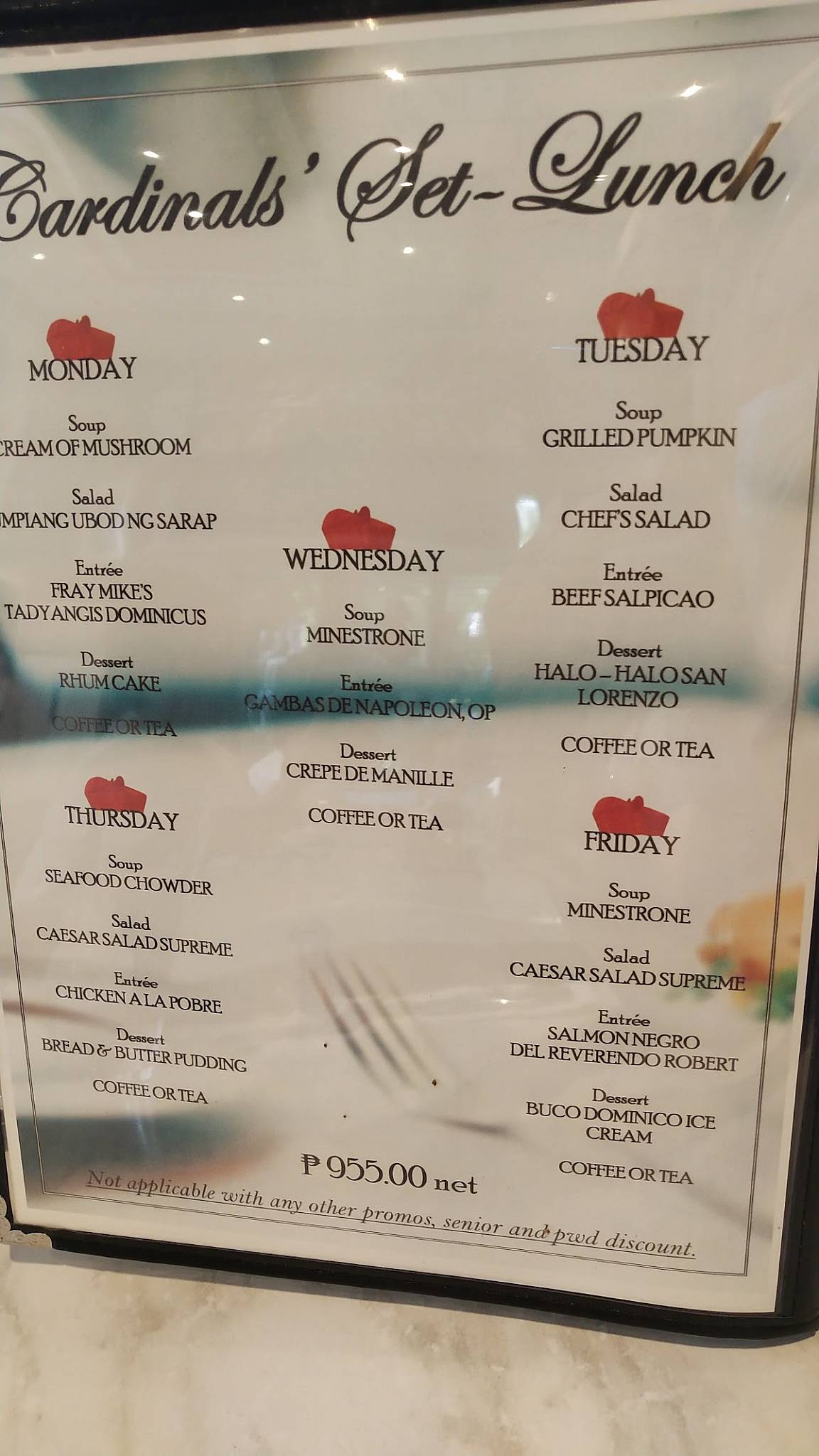 Menu at Café Inggo 1587 cafe, Quezon City