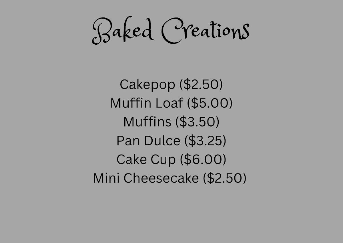 Menu at Chocolate Covered Creations Cafe, Granite City