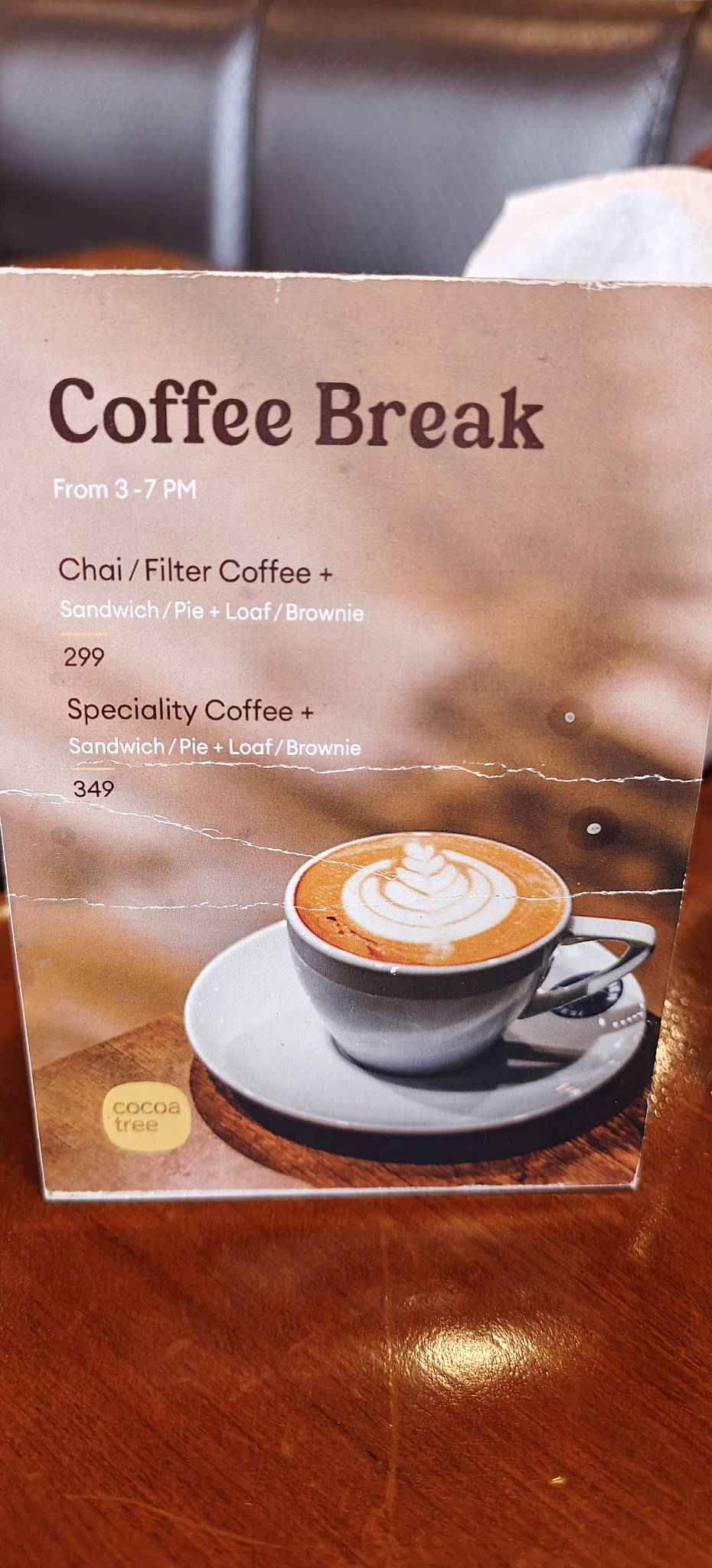 Menu at Cocoa Tree - Panampilly Nagar, Kochi, 1st floor