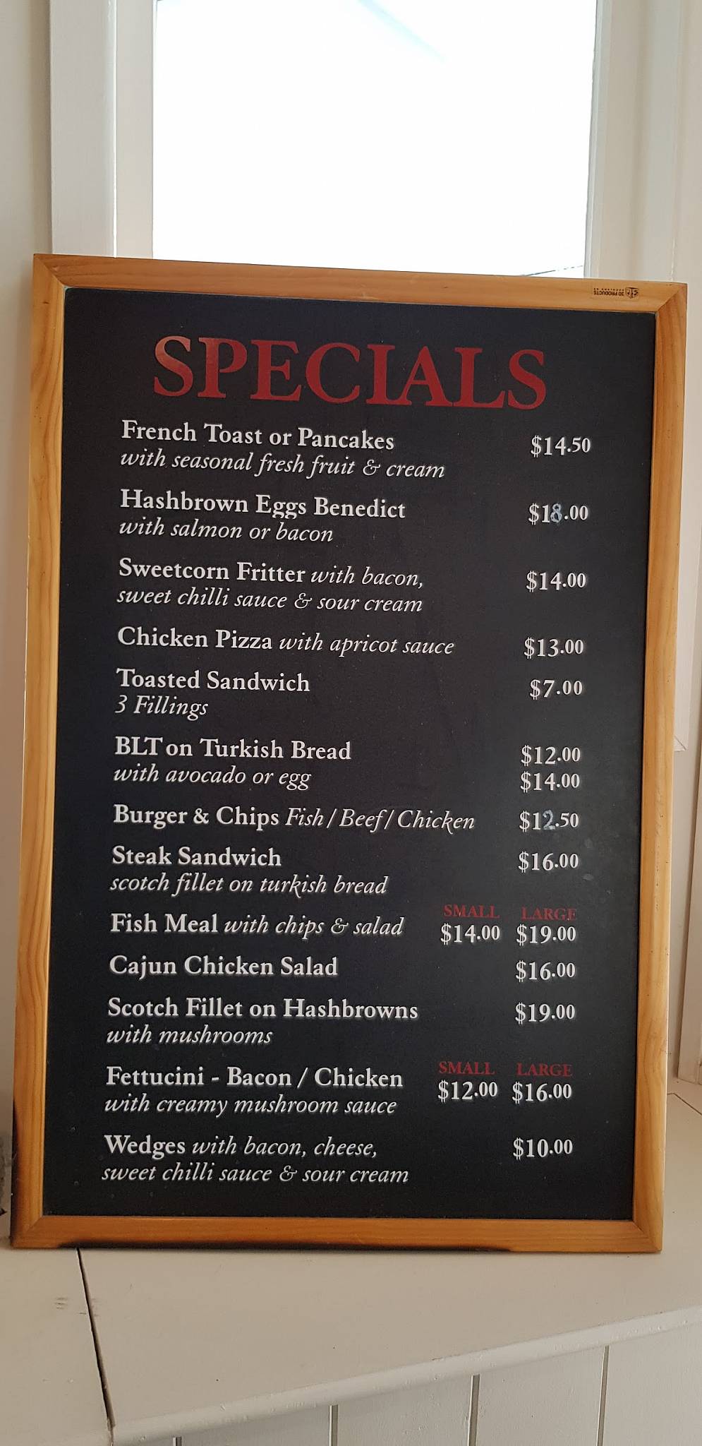 Menu at DD's Country Café cafe, Waitoki, Kahikatea Flat Rd