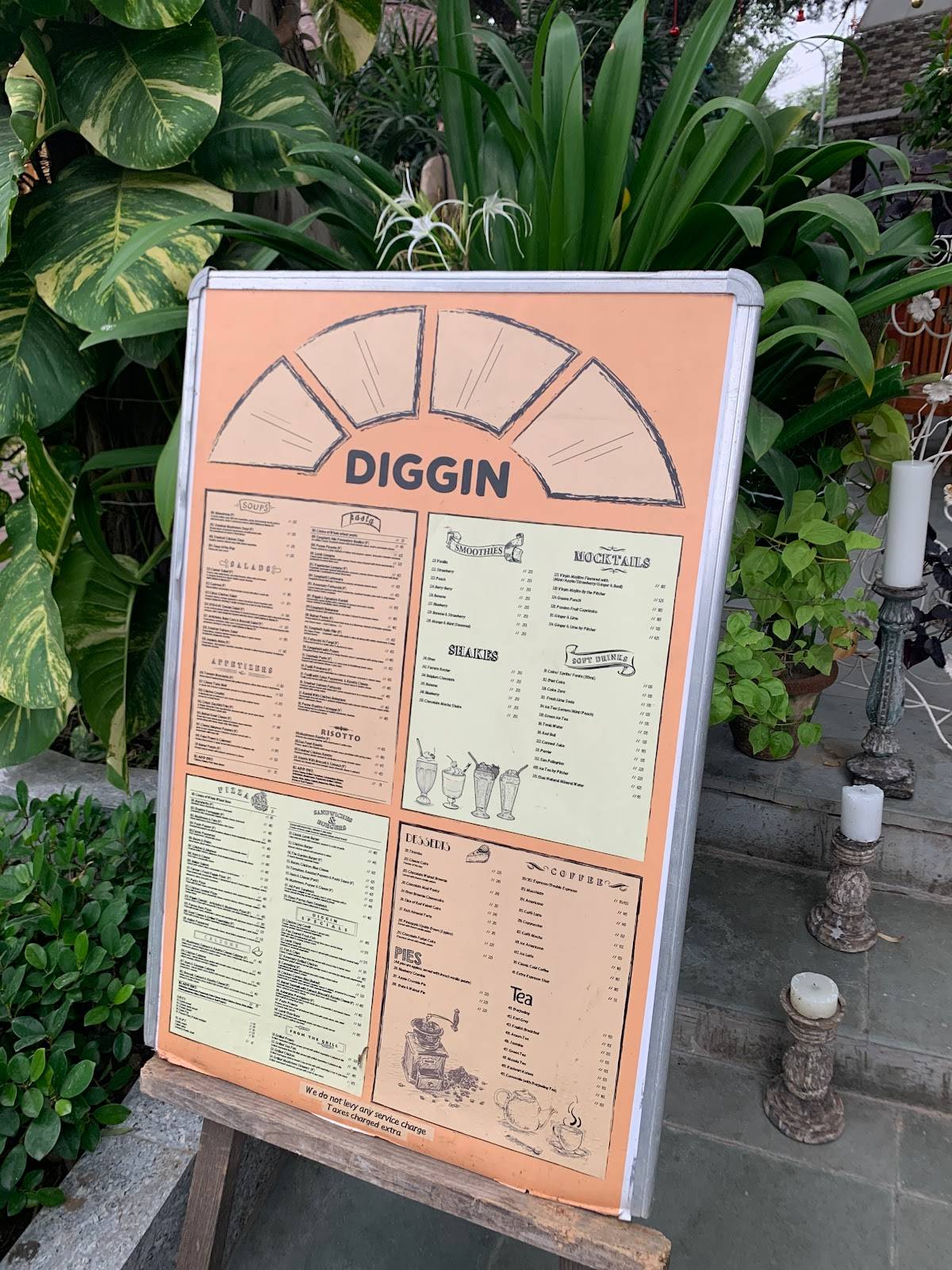 Menu at Diggin Cafe, New Delhi, Santushti Shopping Complex Shop No-10 ...