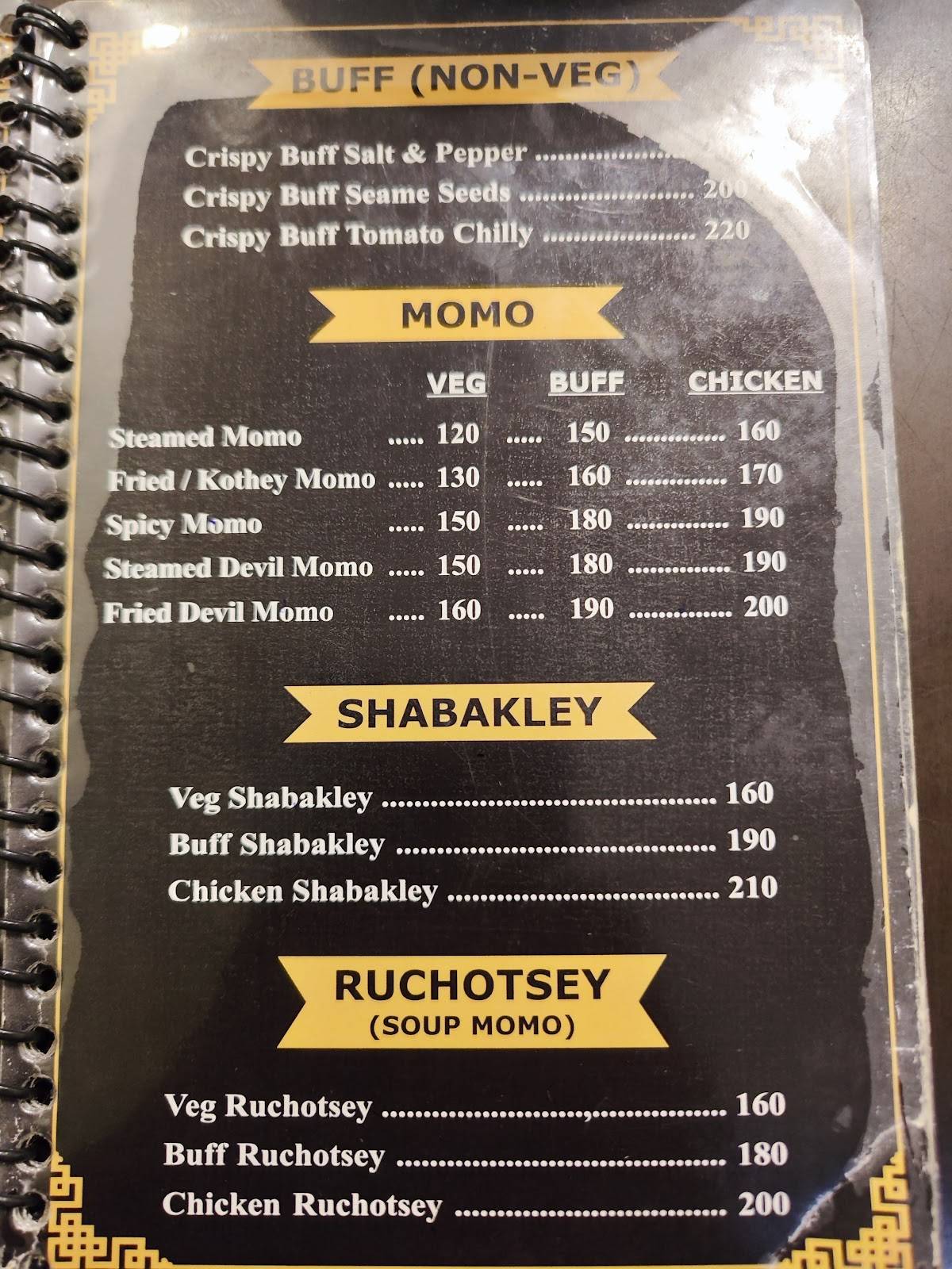 Menu at Cafe Dolma - Since 1984 Majnu ka Tila, Delhi, 6/7 floor