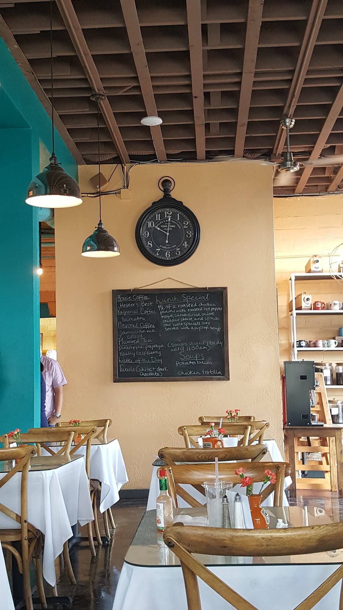 Menu at Hester's Cafe Six Points, Corpus Christi, S Alameda St