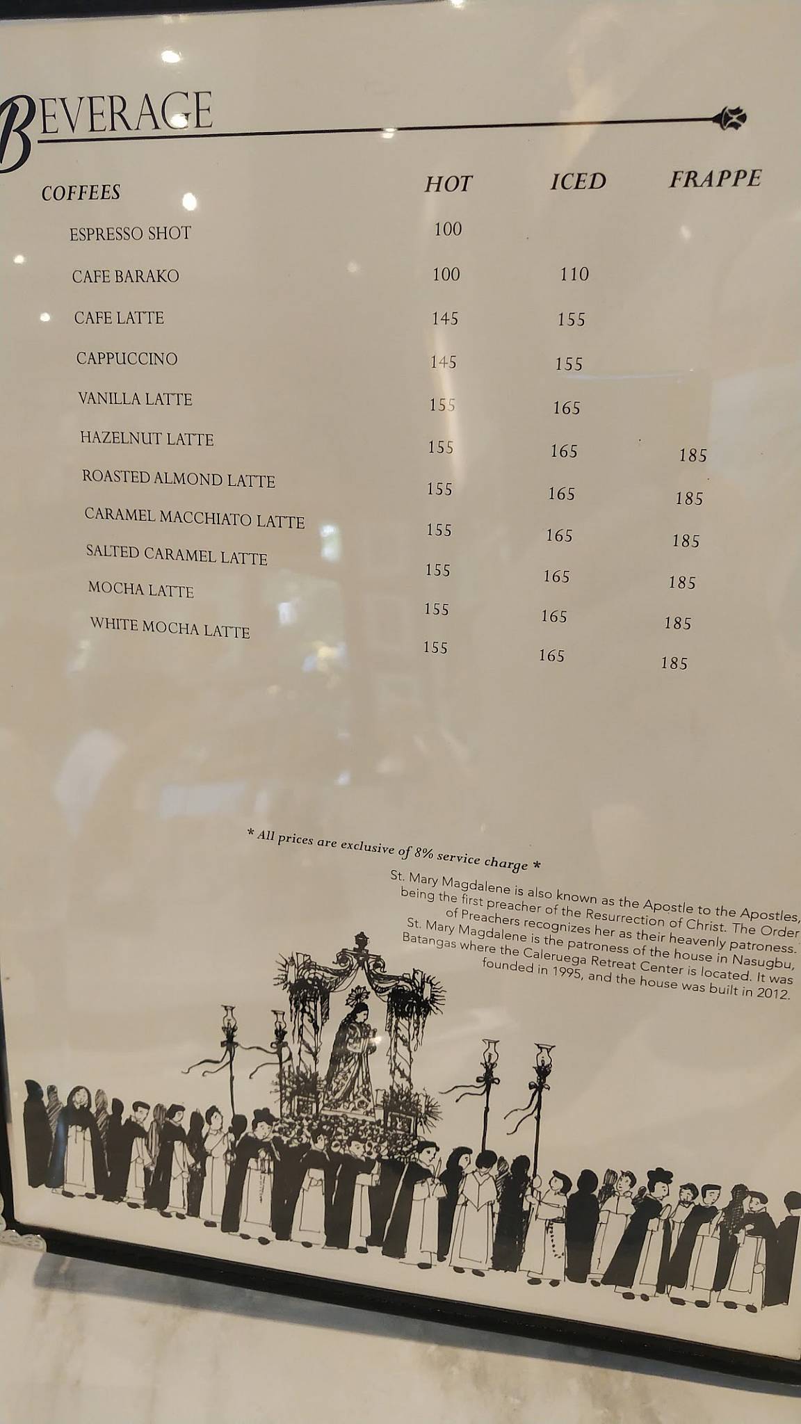 Menu at Café Inggo 1587 cafe, Quezon City