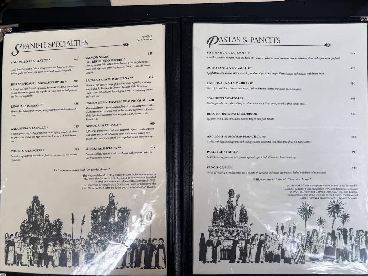Menu at Café Inggo 1587 cafe, Quezon City