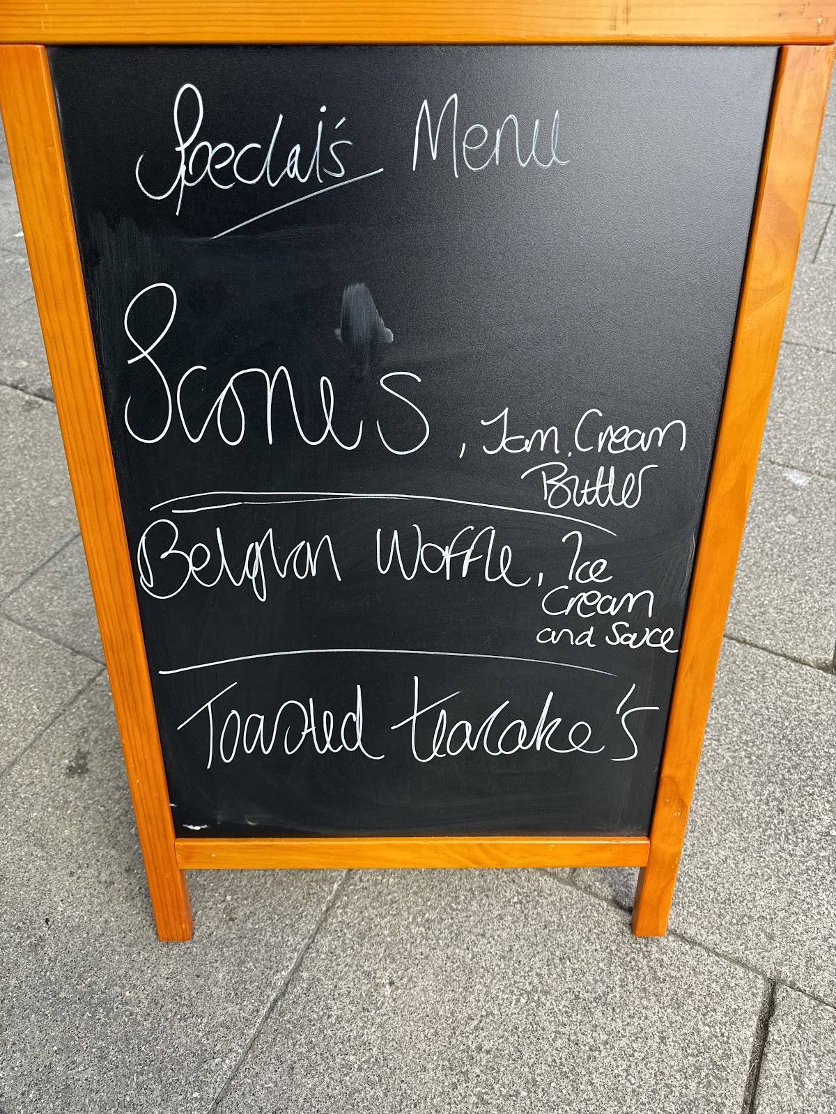 Menu at Cafe La Vida (Afternoontea), Stockport