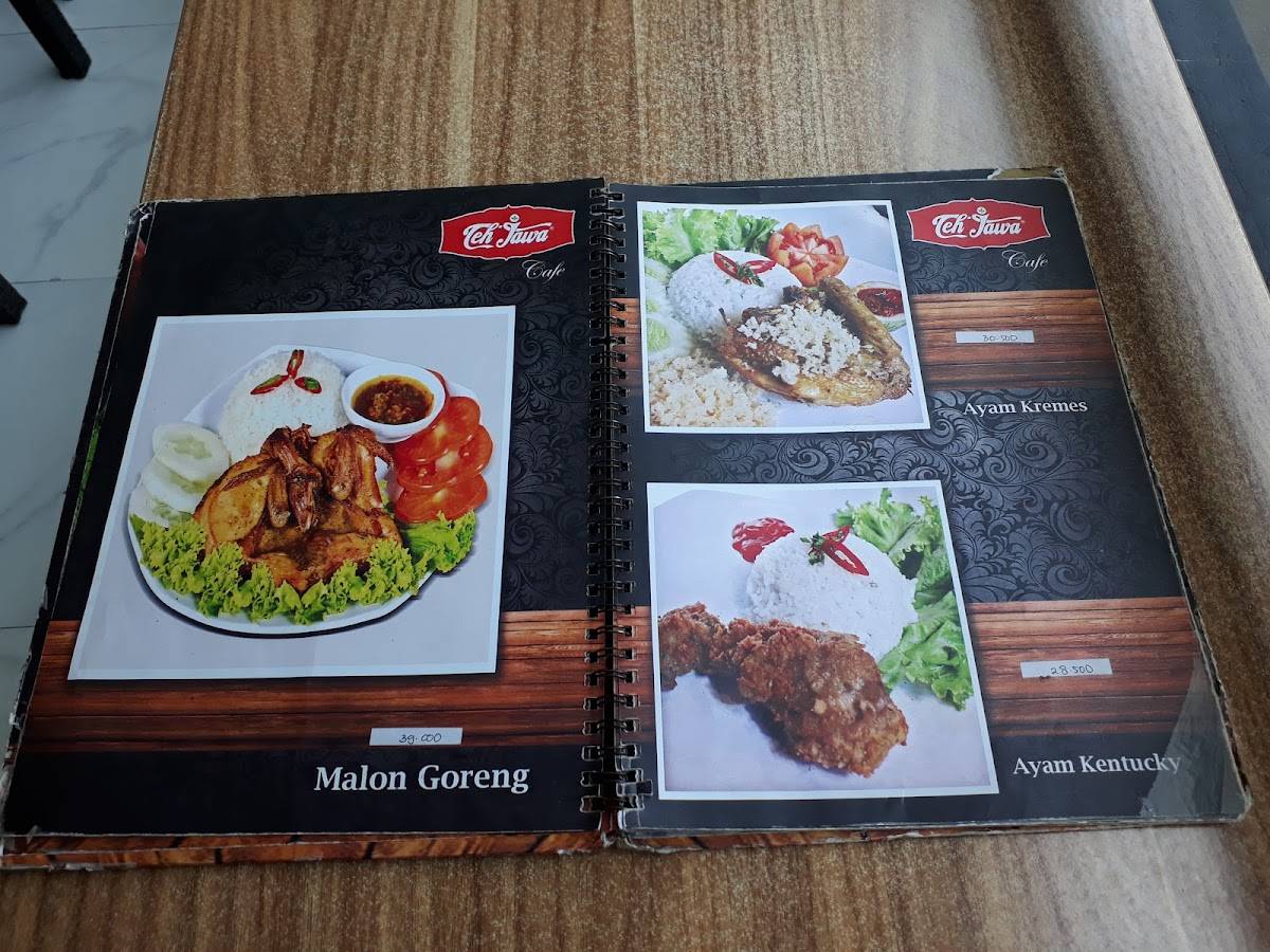 Menu at Teh Jawa Cafe Gramedia Pandanaran, Semarang