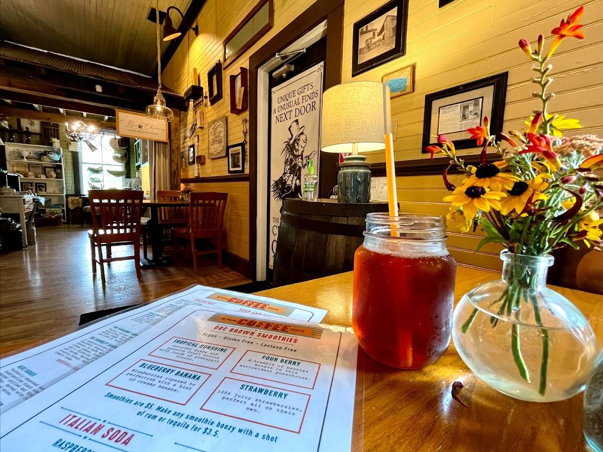 Menu at The Draper Mercantile and Trading Company cafe, Draper