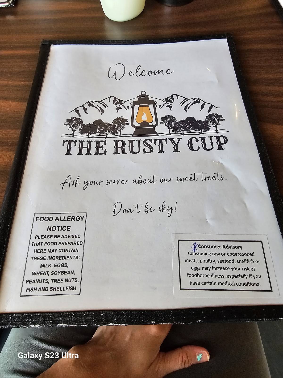 Menu at The Rusty Cup Cafe, Mountain View
