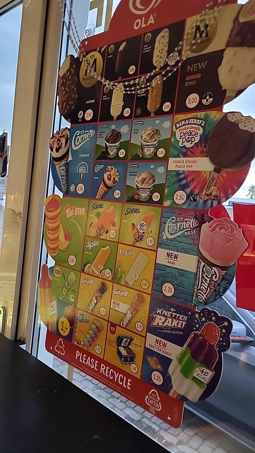 Menu at Cafetaria Kam Boat, Yerseke
