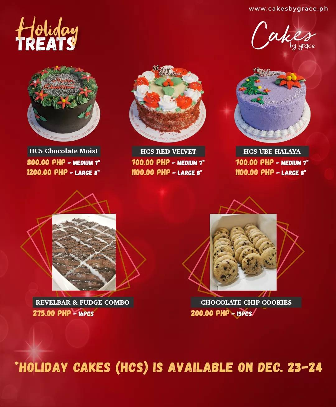 Menu at Cakes by Grace The Cake Cafe, Talisay City