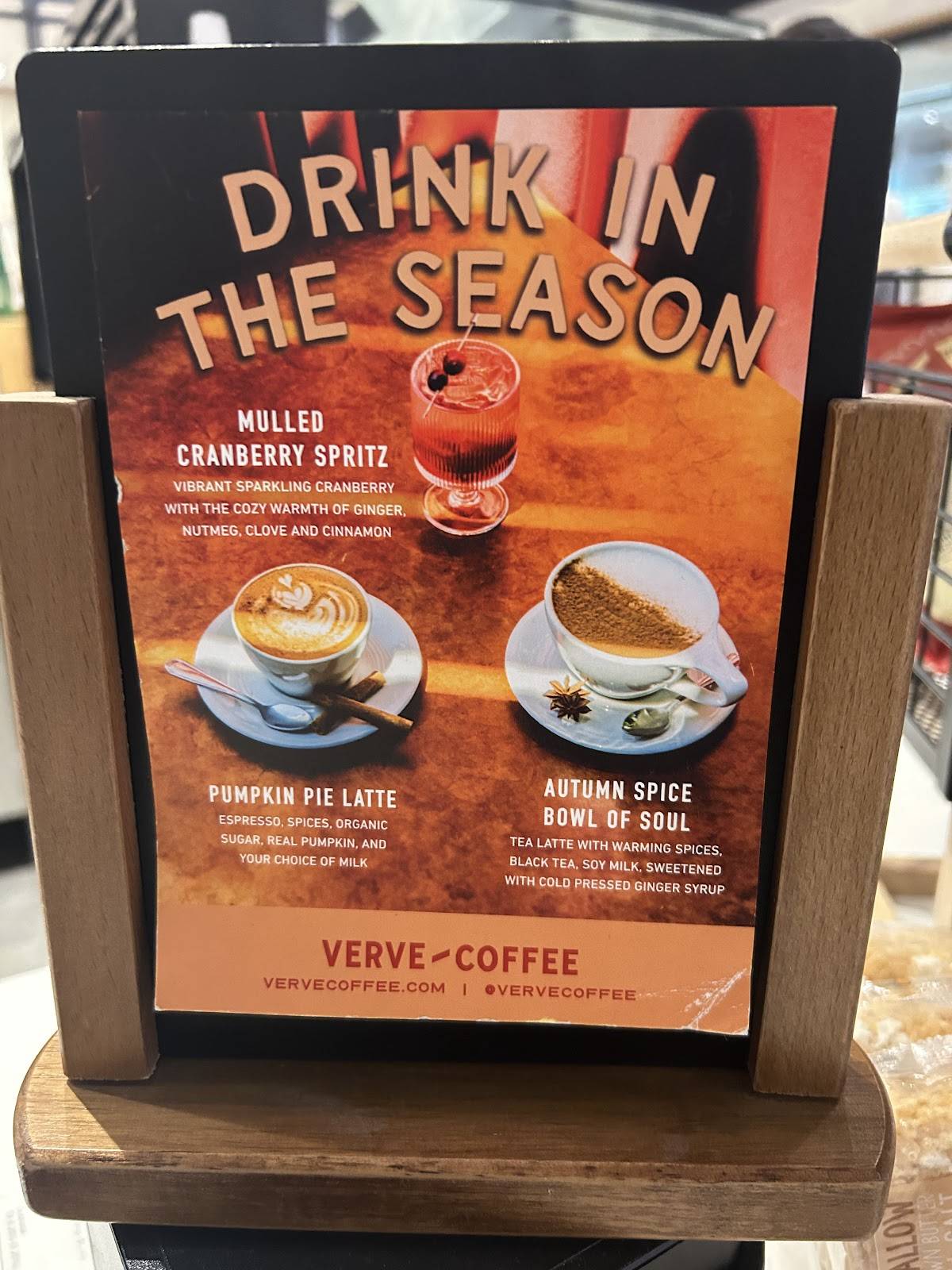 Menu at Capital One Café cafe, Houston