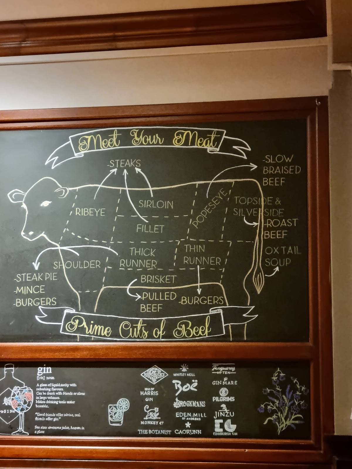 Menu at Carrigan's Hamilton restaurant, Hamilton