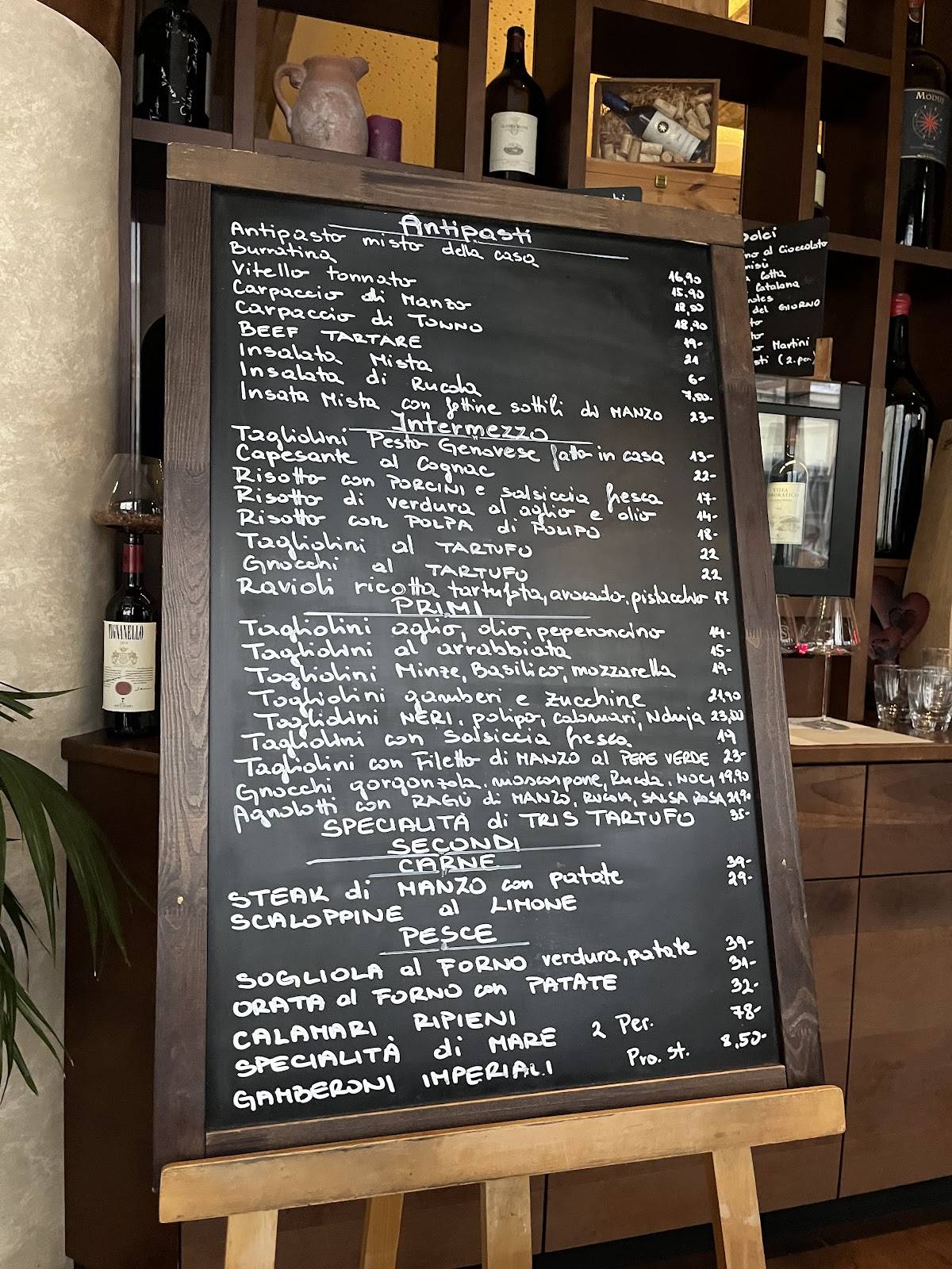 Speisekarte von Casa Italiana restaurant, Linz, Johann-Konrad-Vogel ...