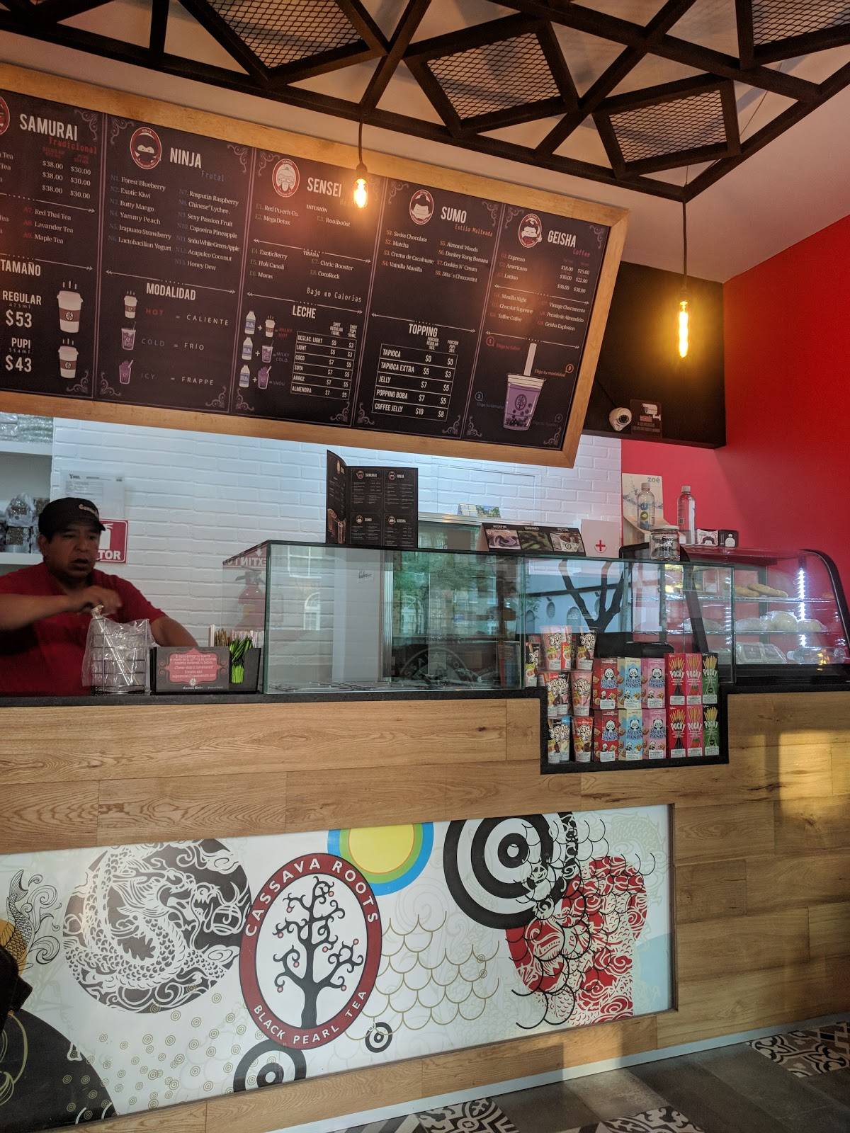 Carta del café Cassava Roots Reforma, Ciudad del México, C. Río Tiber 64