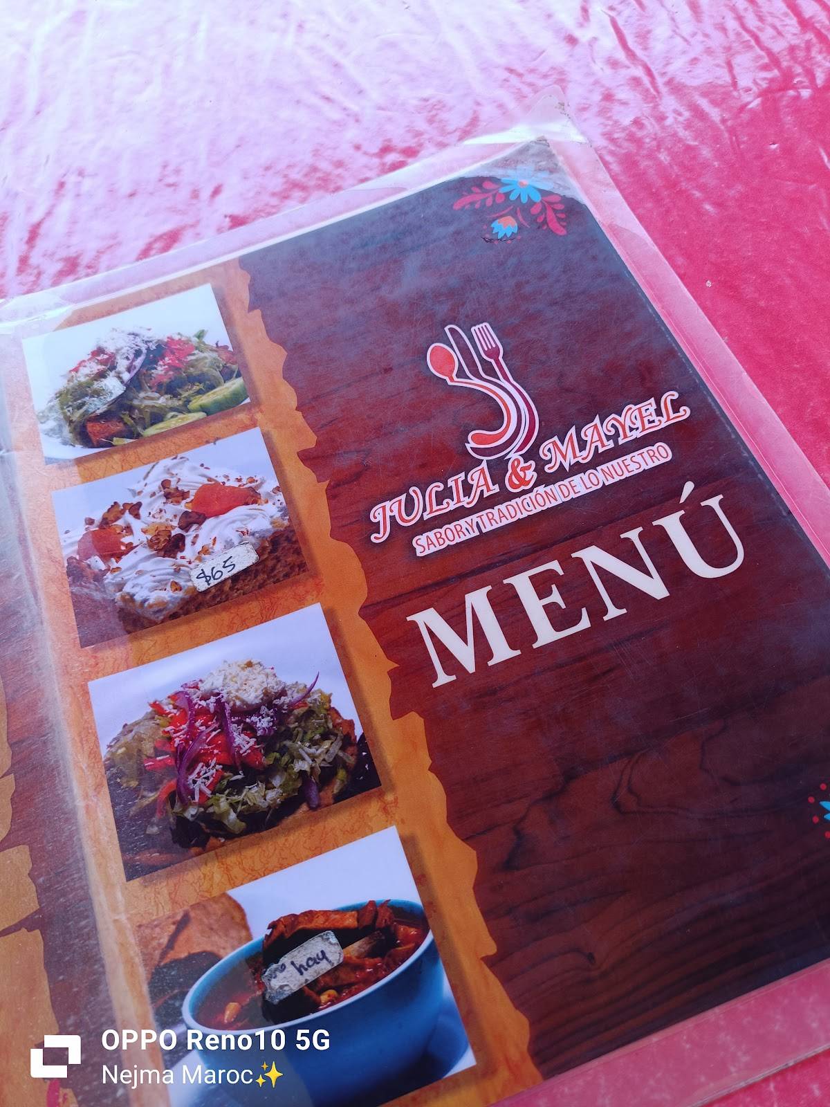 Carta del restaurante Cenaduria Julia Y Mayel, Mazatlán