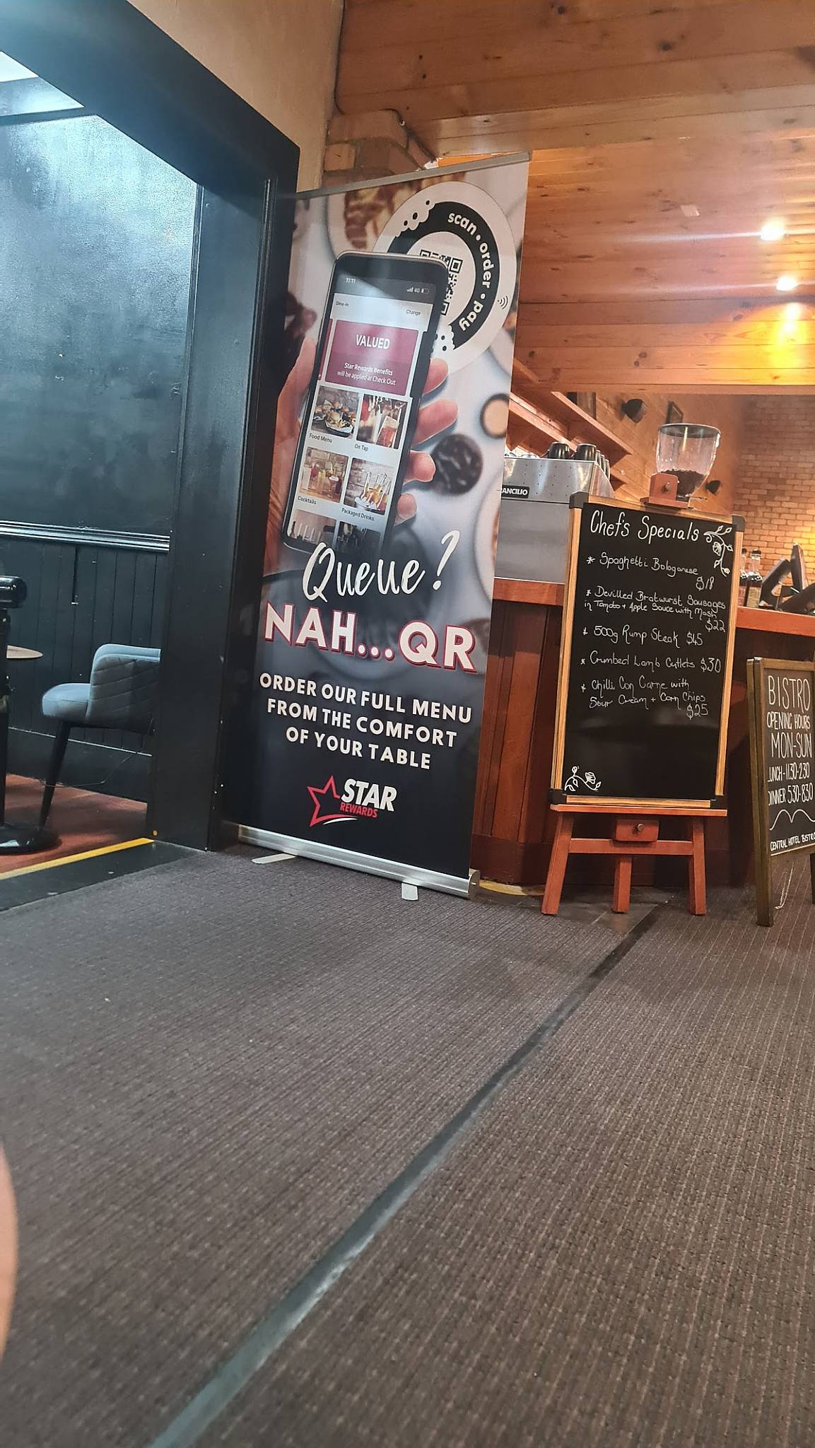 Menu at Central Hotel Stanthorpe pub & bar, Stanthorpe
