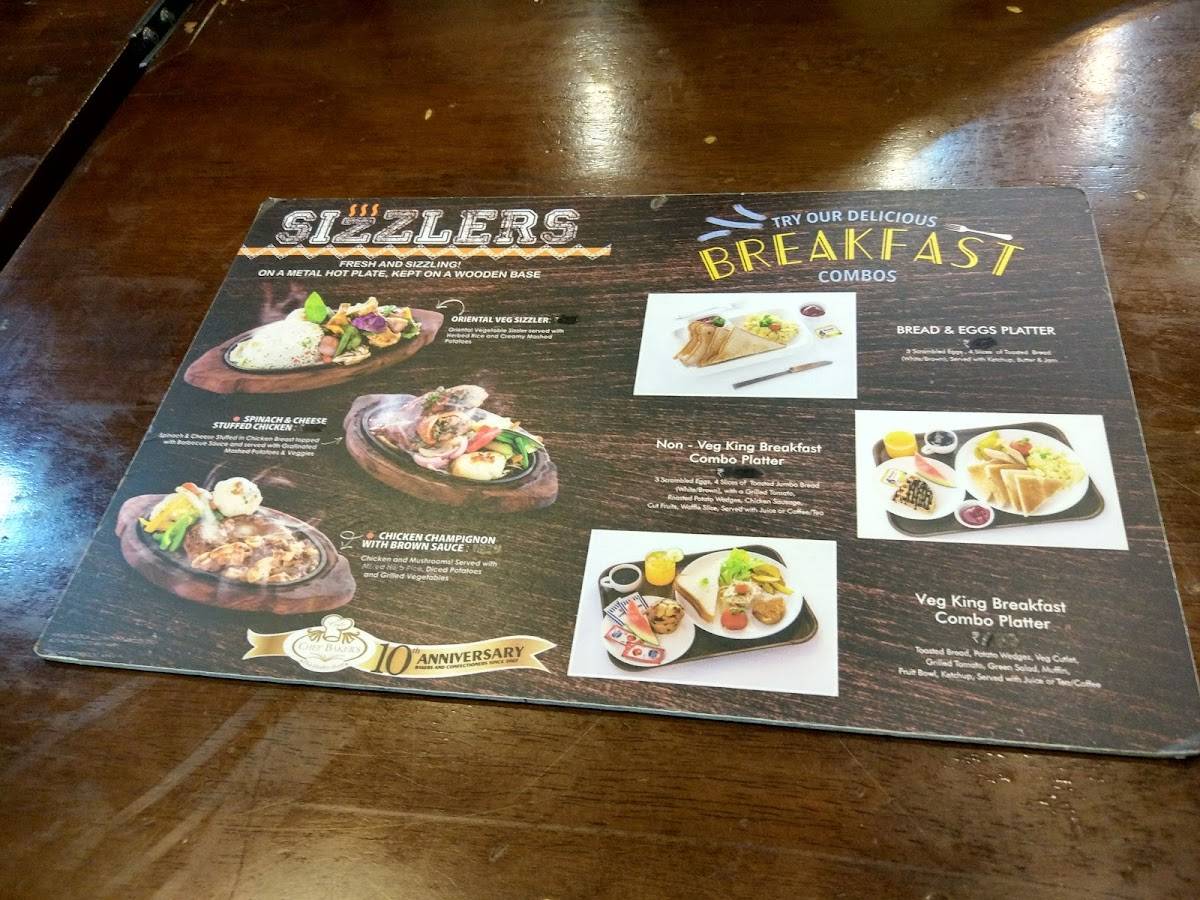 Menu at Chef Bakers - Brookefield, Bengaluru