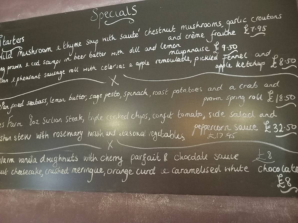 Menu at The Gloucester Old Spot pub & bar, Cheltenham