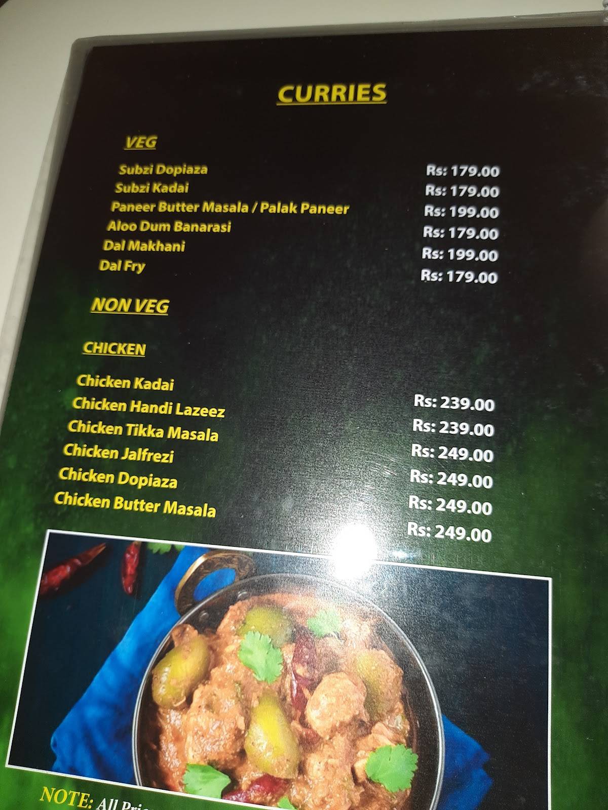 Menu at High Point, Bar and Grill, Chennai