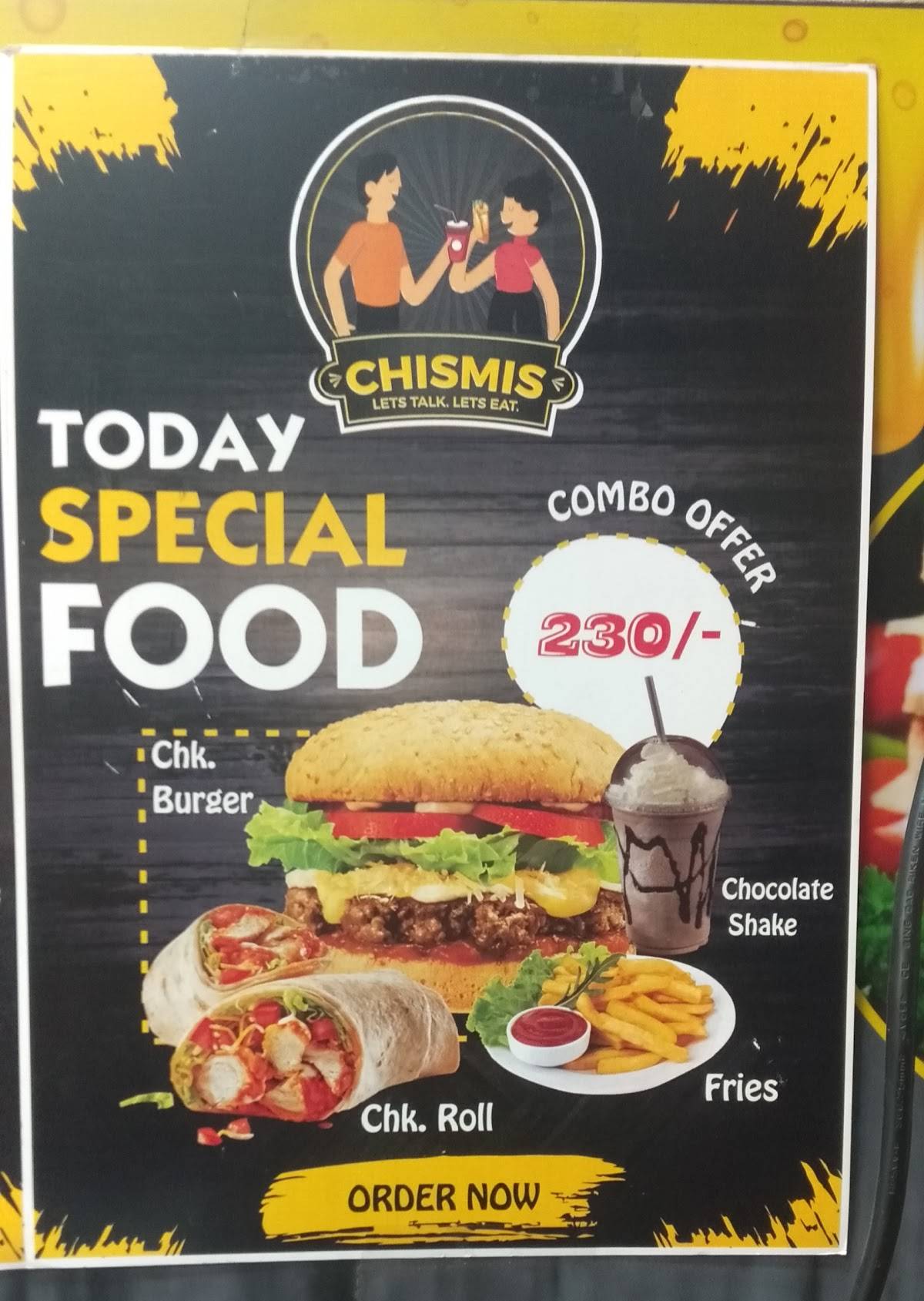 Menu at Chismis, Mumbai