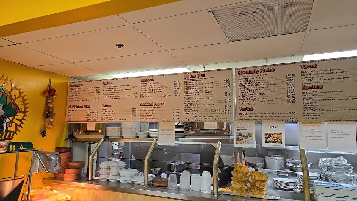 Menu at Chunky's Taqueria & Grill restaurant, Petaluma