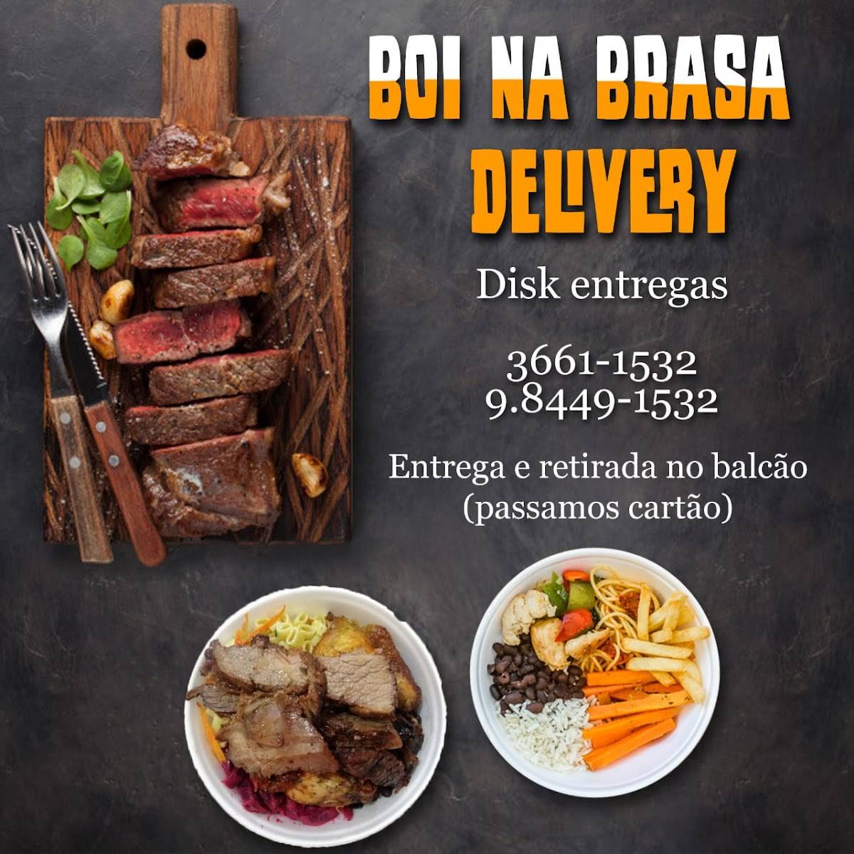 Menu at Churrascaria Boi na Brasa, Mineiros, R. 11