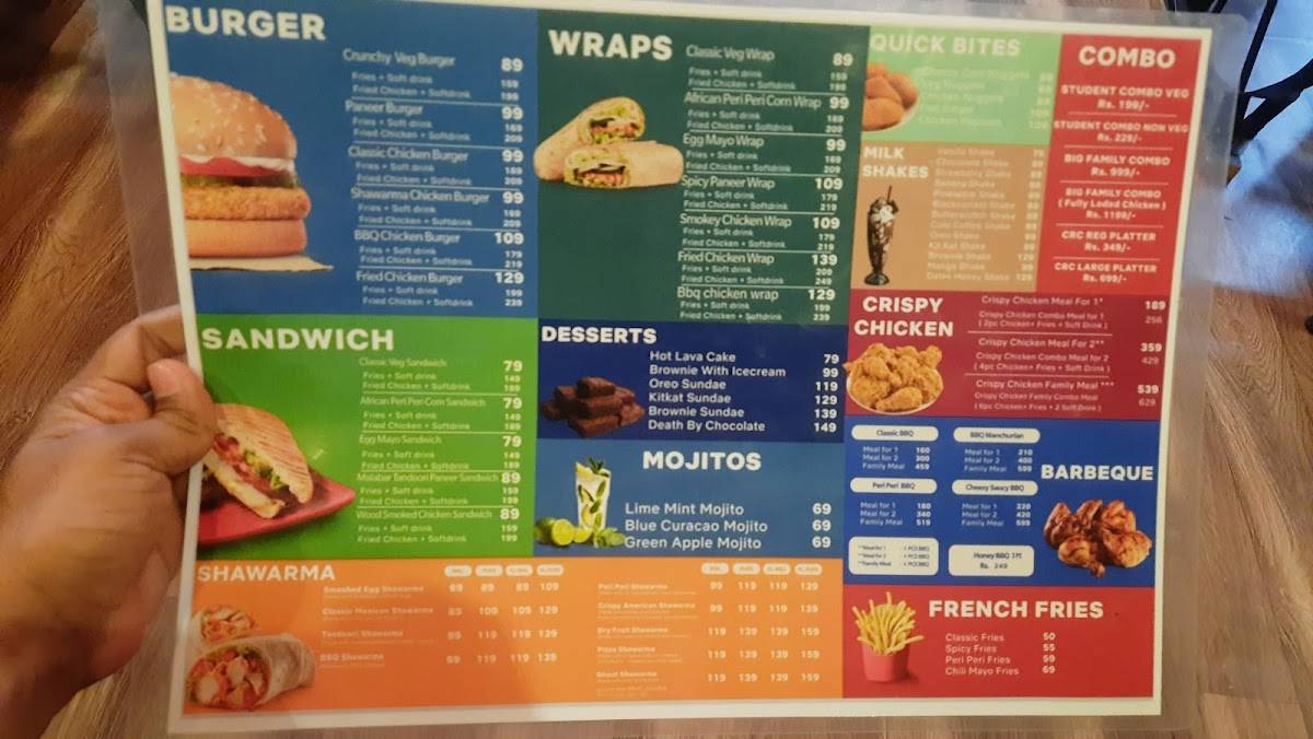 Menu at Classic Rider Cafè Tirupati, Tirupati