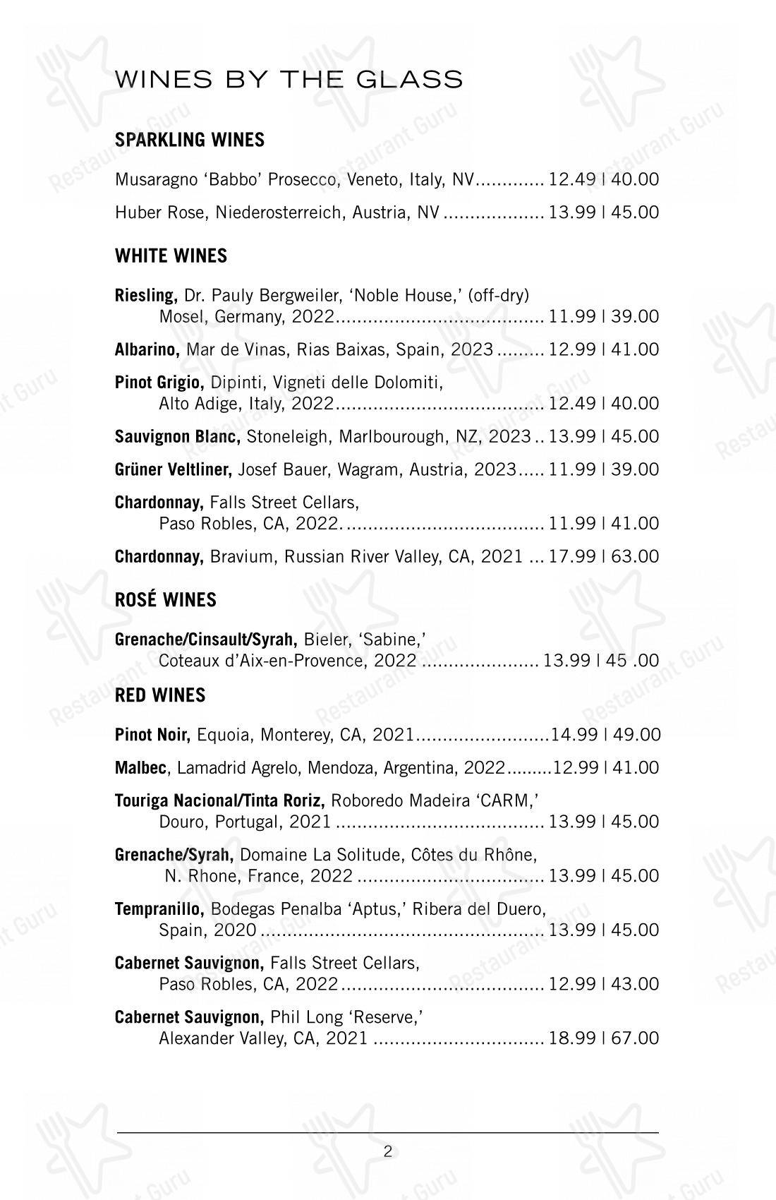Menu at Clyde's Tower Oaks Lodge pub & bar, Rockville