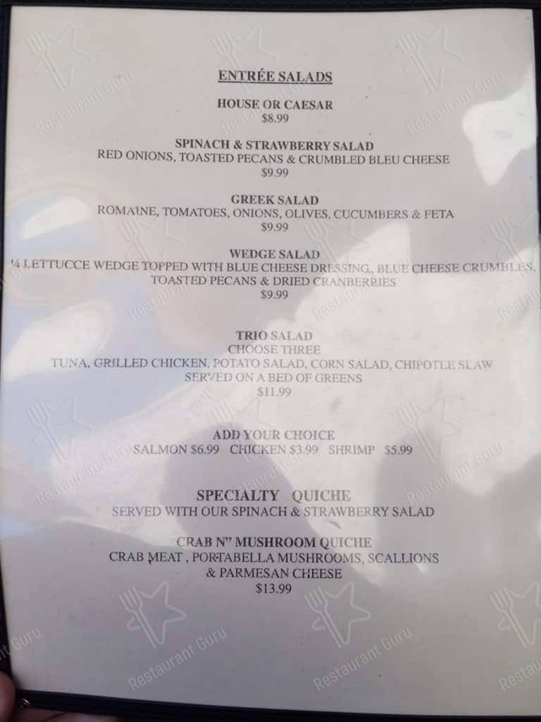 Menu at Coach House Bar & Grill, Harpers Ferry