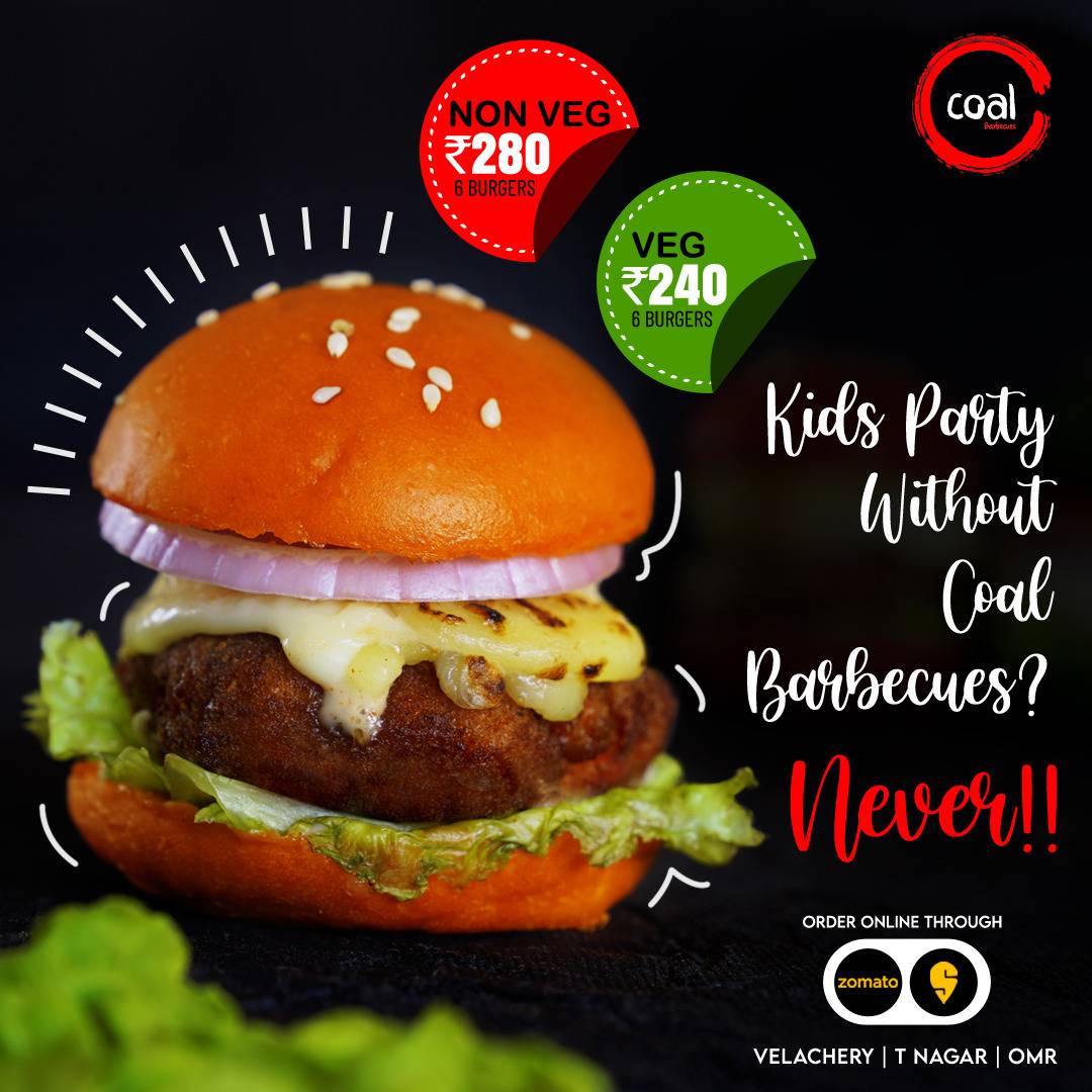Menu at Coal Barbecues, Chennai, 17